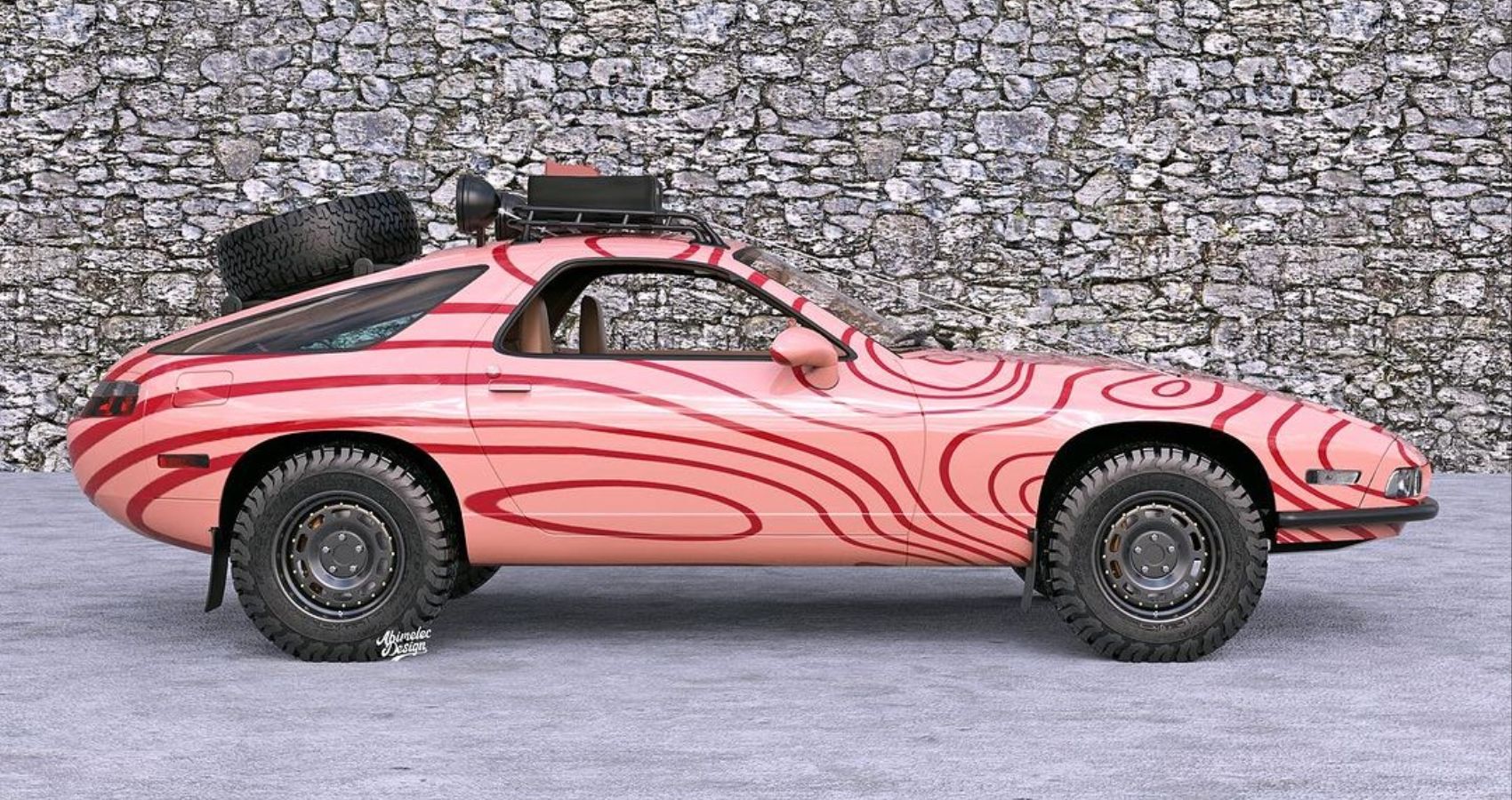 This Porsche 928 Rendering Is Ready To Take On The Baja 1000