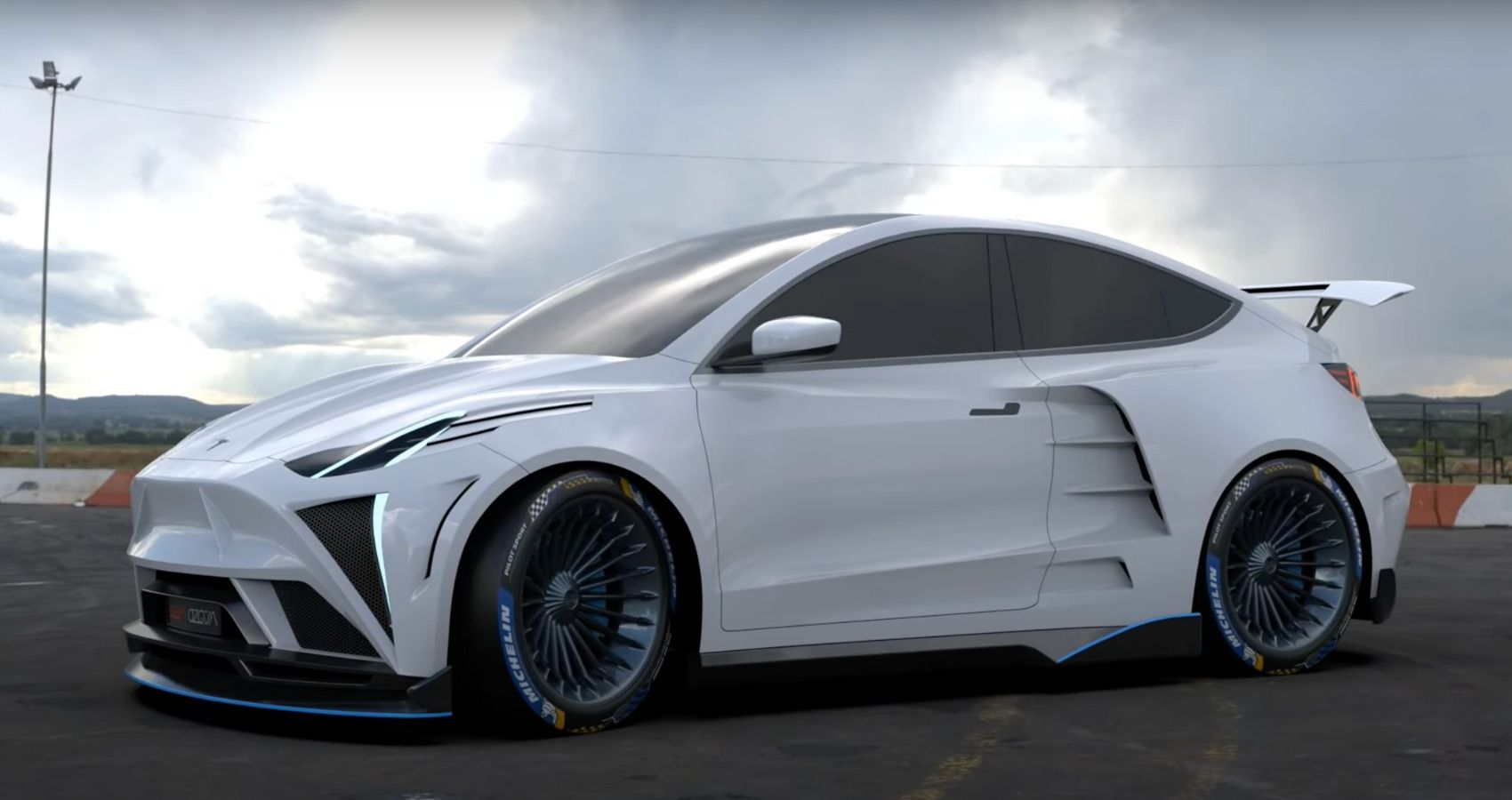 The Tesla Model Y Gets An Extreme Digital Makeover, Loses 2 Doors