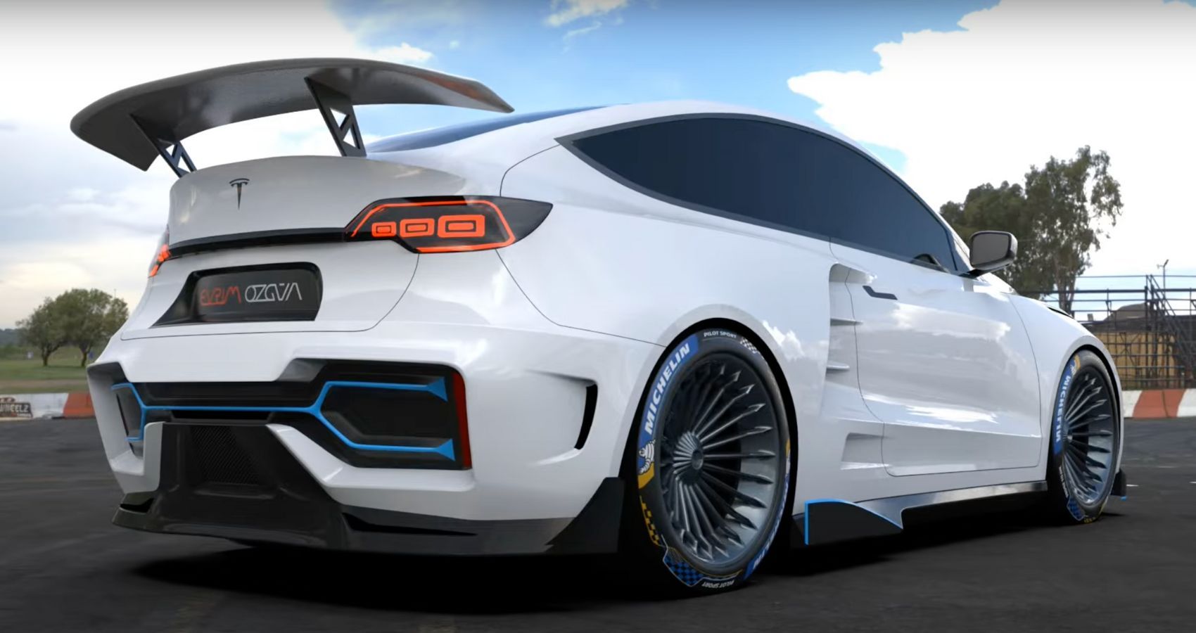 The Tesla Model Y Gets An Extreme Digital Makeover, Loses 2 Doors