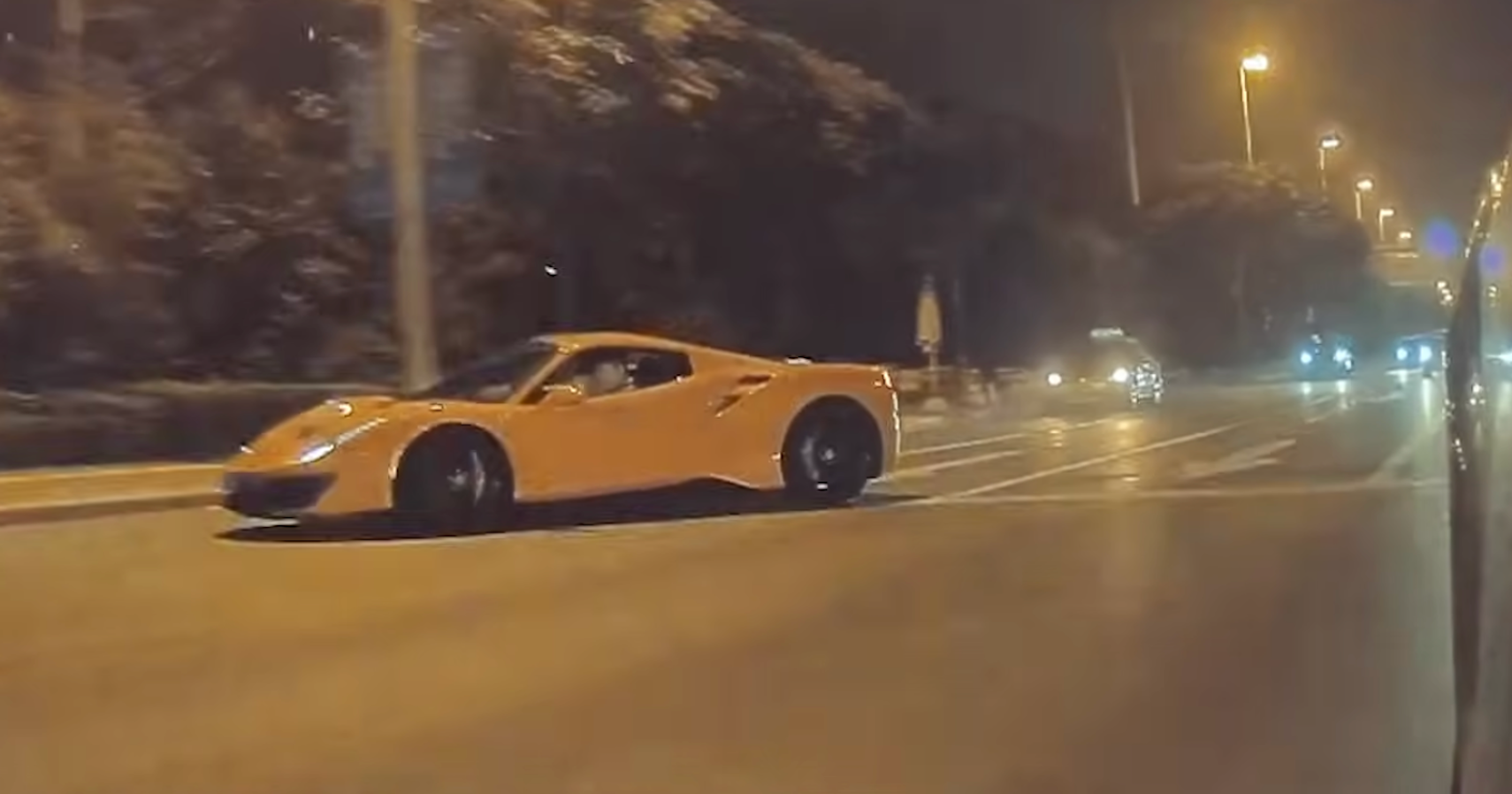 Watch: Tesla Cam Captures Moment Ferrari Slams Into Light Pole, Owner ...