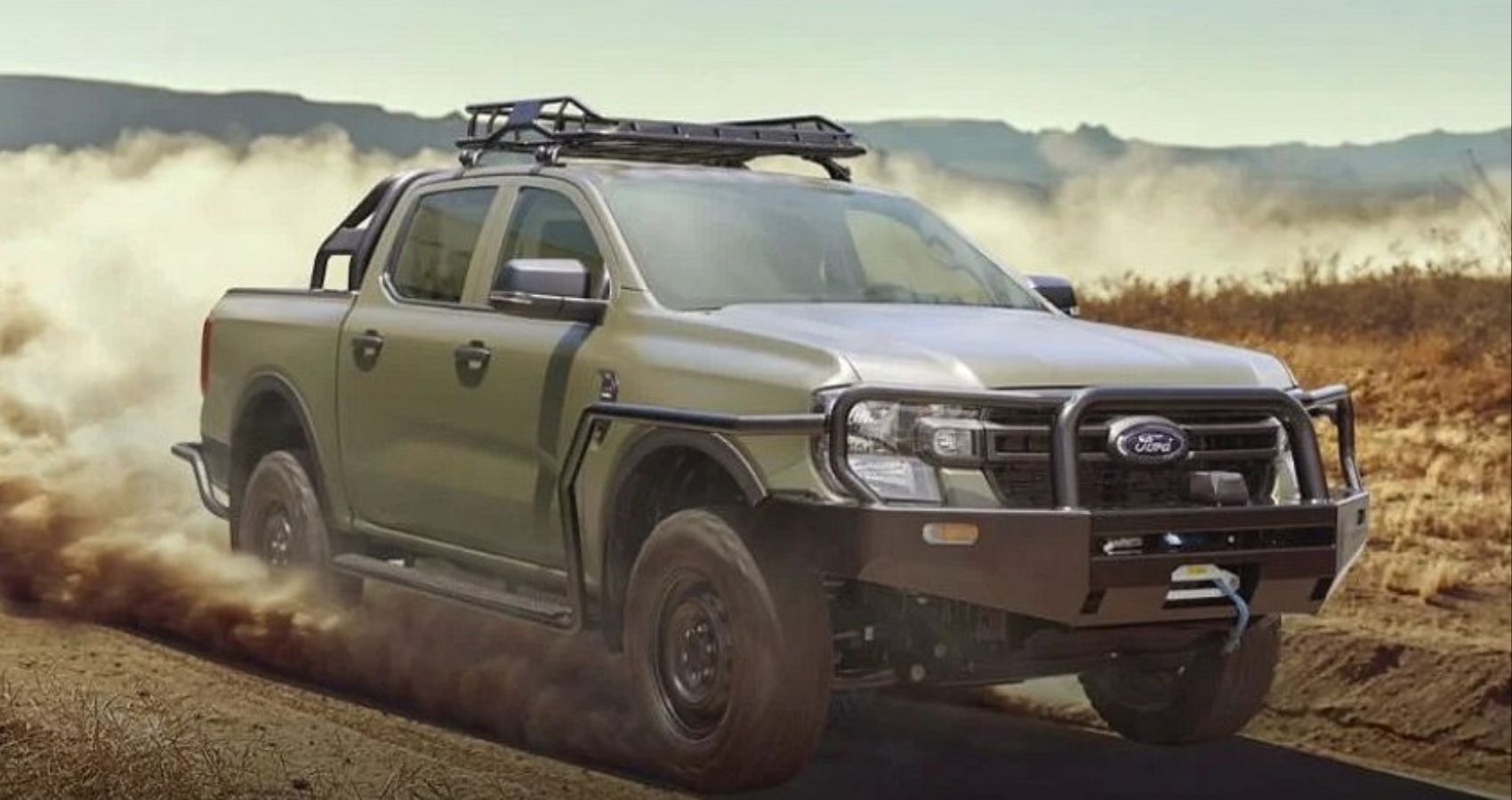 The Ultra-Rugged Ford Ranger FG-P Can Run On Jet Fuel
