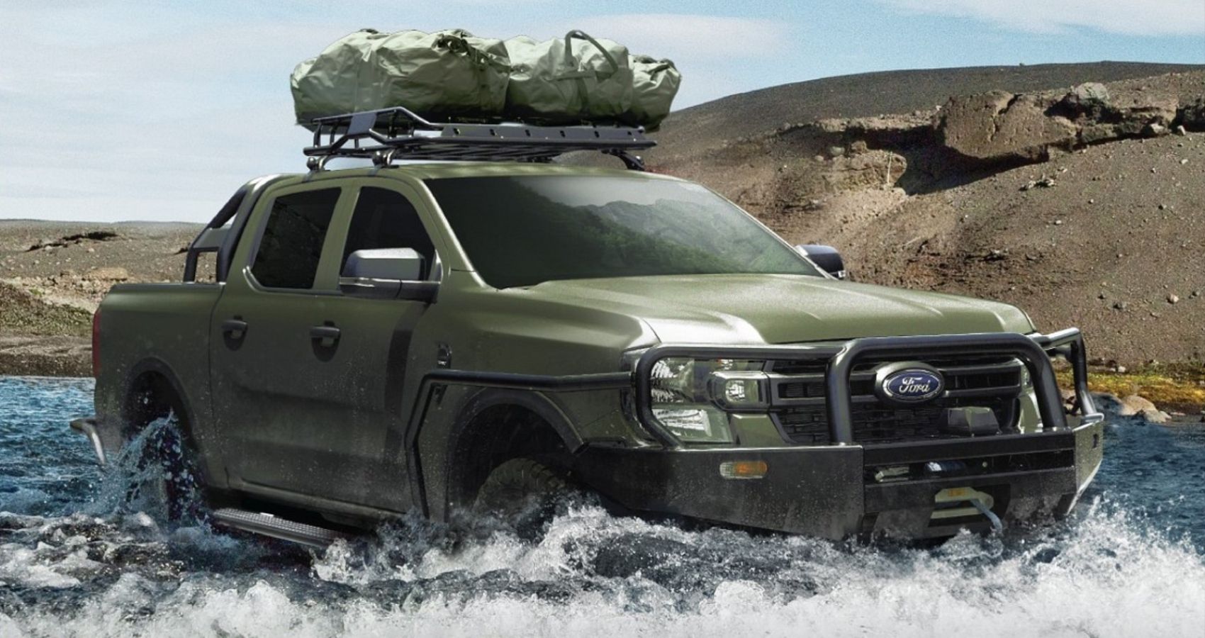 The Ultra-Rugged Ford Ranger FG-P Can Run On Jet Fuel