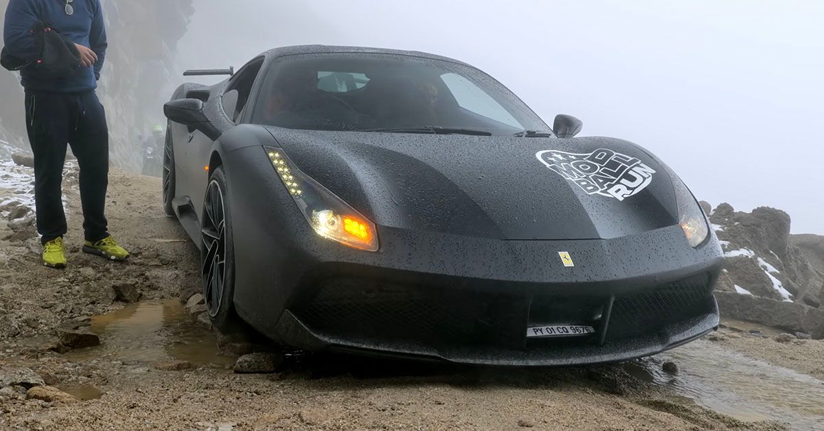 Watch A Ferrari And Audi R8 Try Serious Off-Roading To Reach The ...