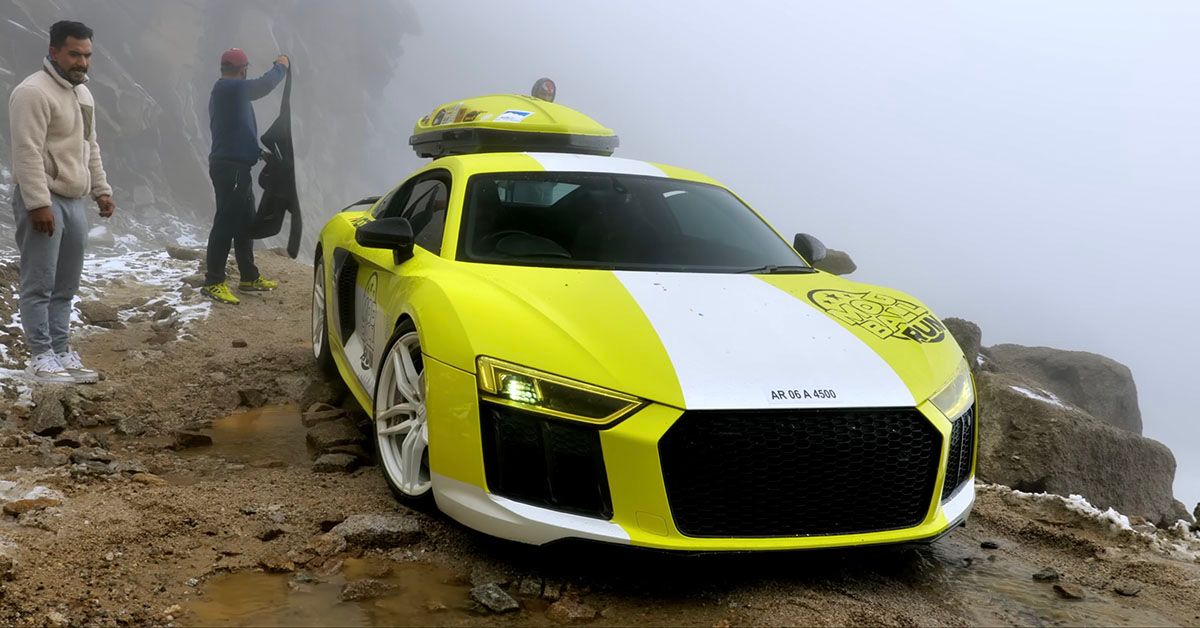 Watch A Ferrari And Audi R8 Try Serious Off-Roading To Reach The ...