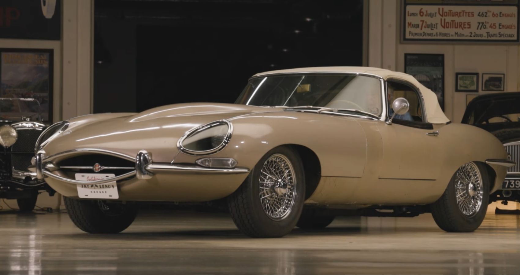 Jay Leno Shows Off His Sensational 1963 Jaguar XKE Barn Find After A Remarkable Conservation