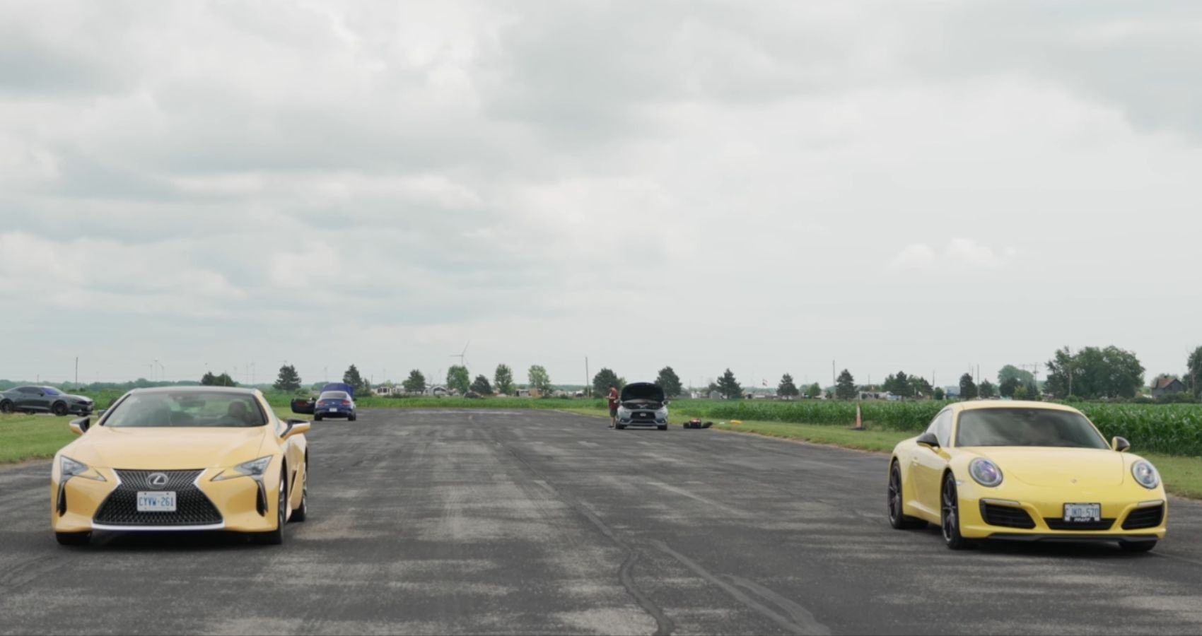 This Is How The 2023 Lexus LC500 Stacks Up Against A Porsche 911 Carrera