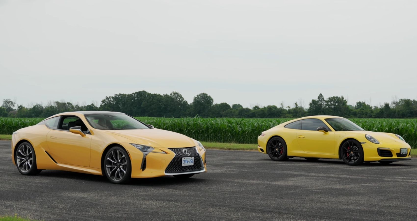 This Is How The 2023 Lexus LC500 Stacks Up Against A Porsche 911 Carrera