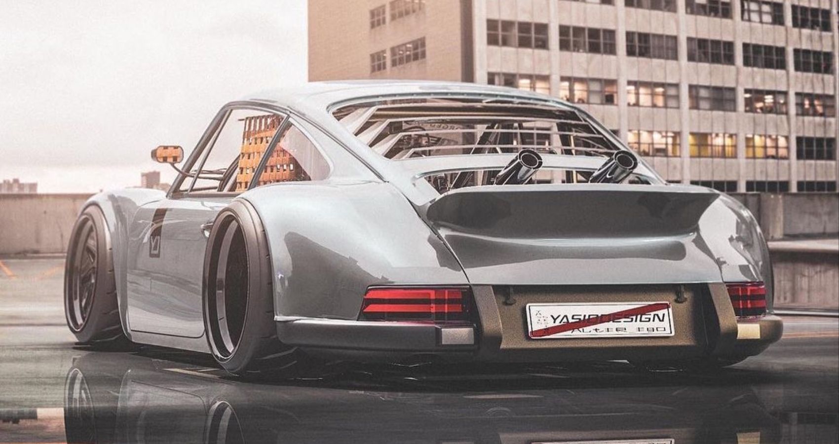 This Porsche 911 Render Adds In Some American Muscle