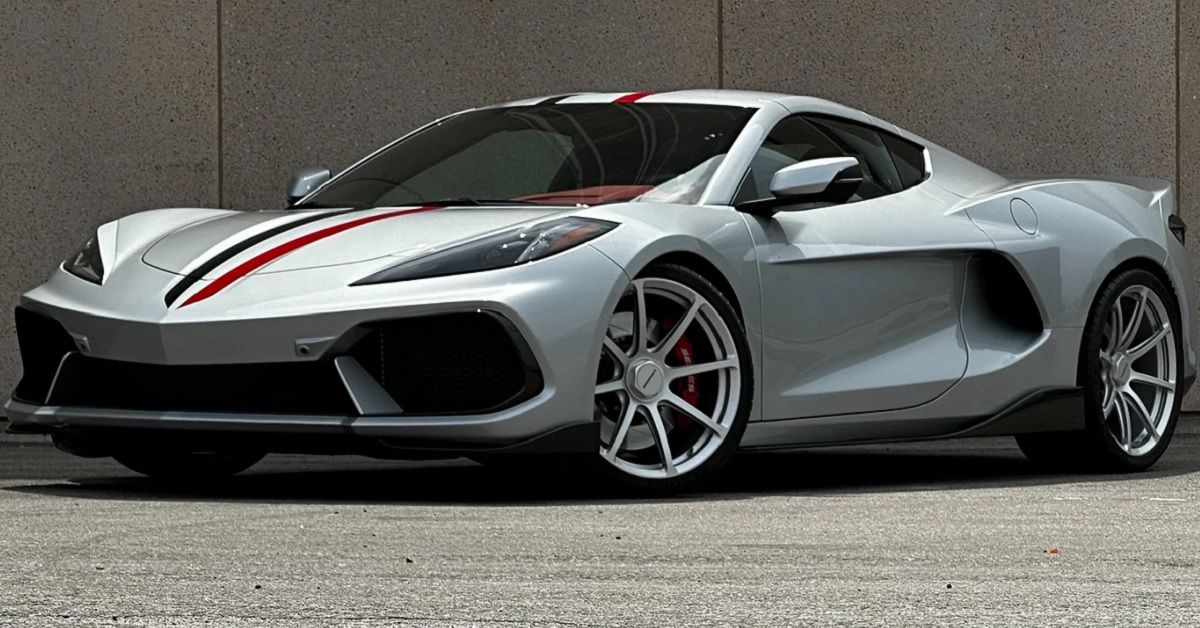 This Custom C8 Chevrolet Corvette Is A Modern Day "Fauxrrari"