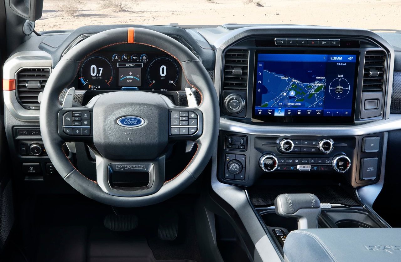 2024 Ford Raptor Interior Blue