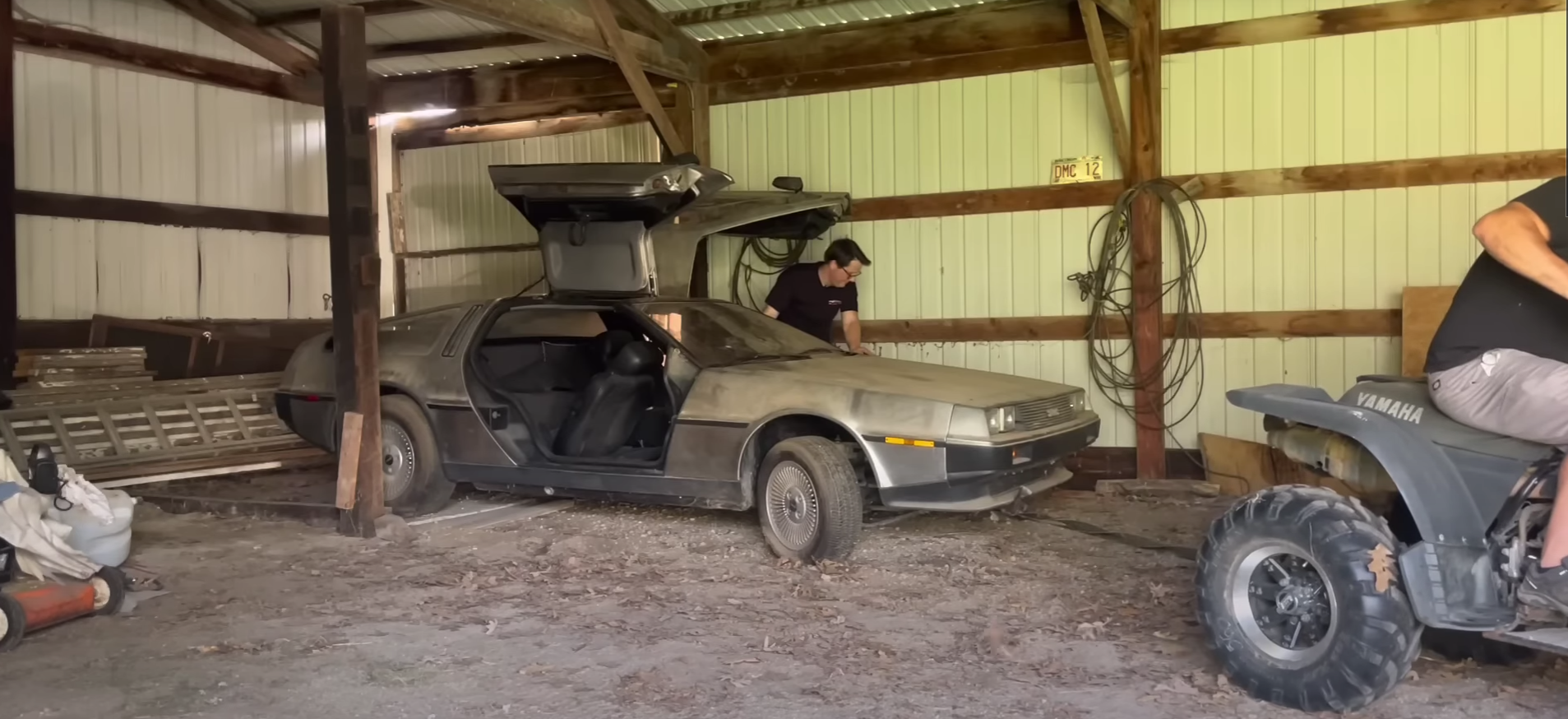 This Barn Find DeLorean With Less Than 1,000 Is A Blast From The Past
