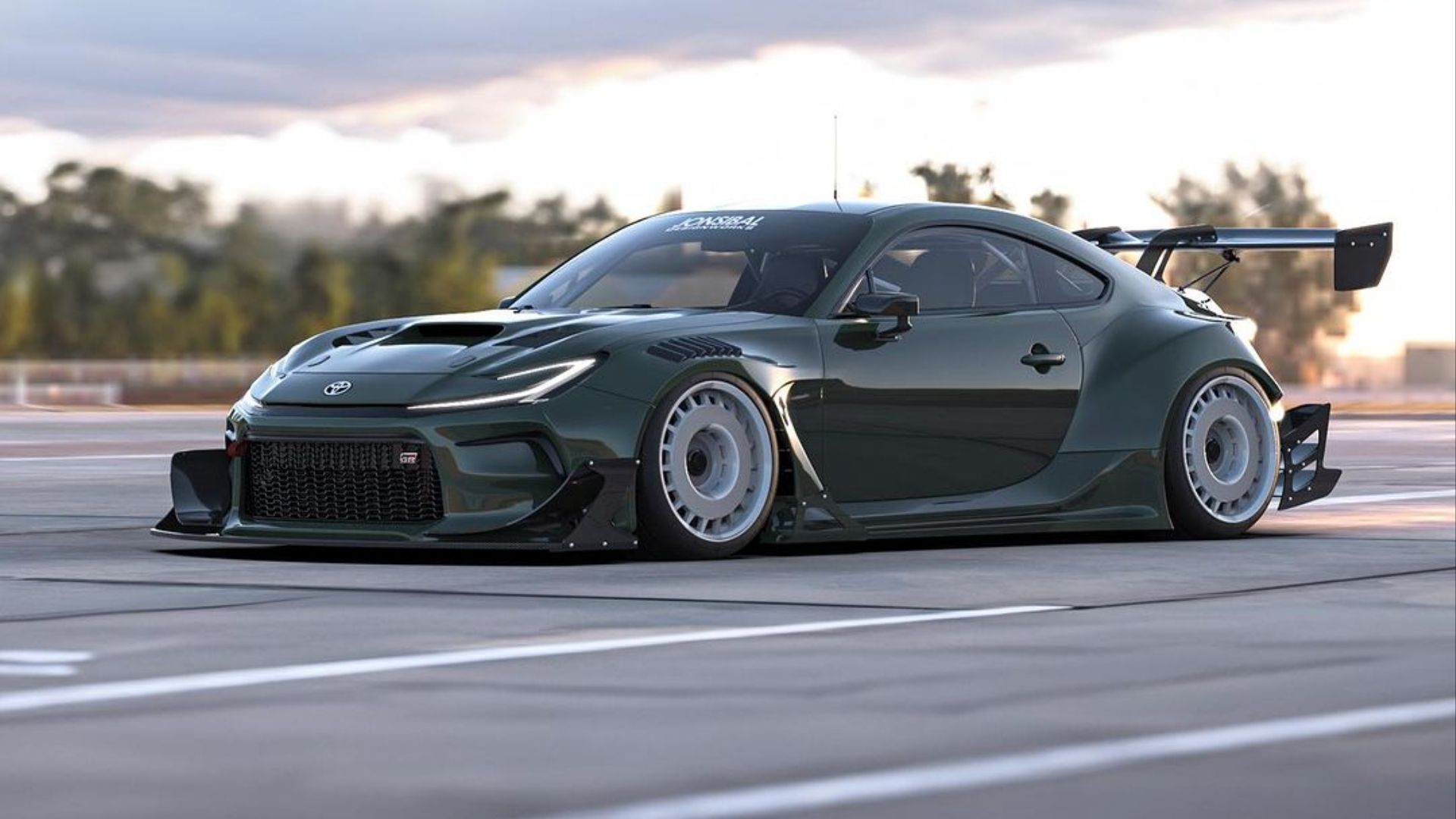 Toyota GR86 Gets Digitally Transformed Into A Widebody Stunner