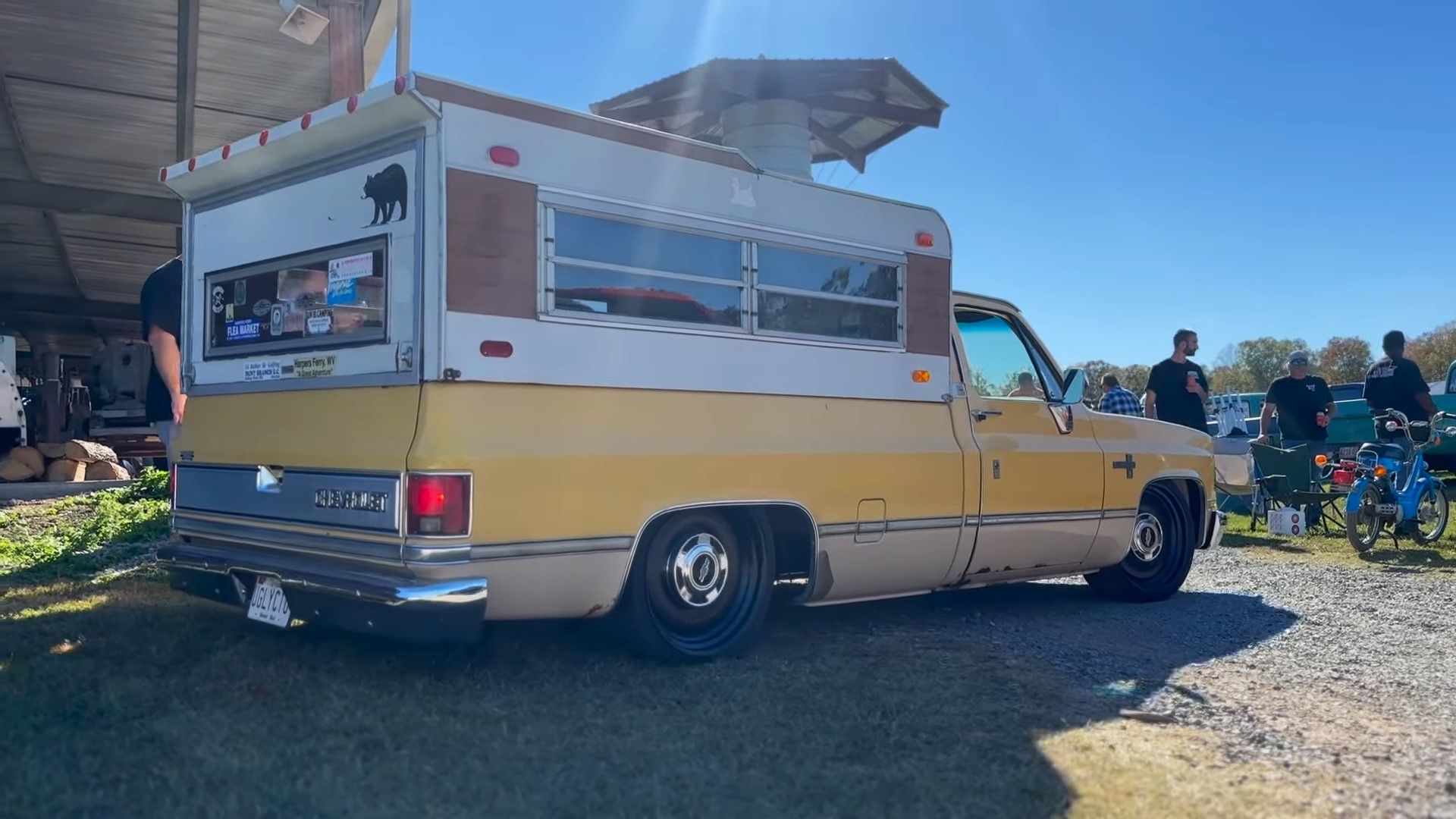 This Bagged And Beat Up Chevy C10 Squarebody Is The Ultimate Sleeper Pickup