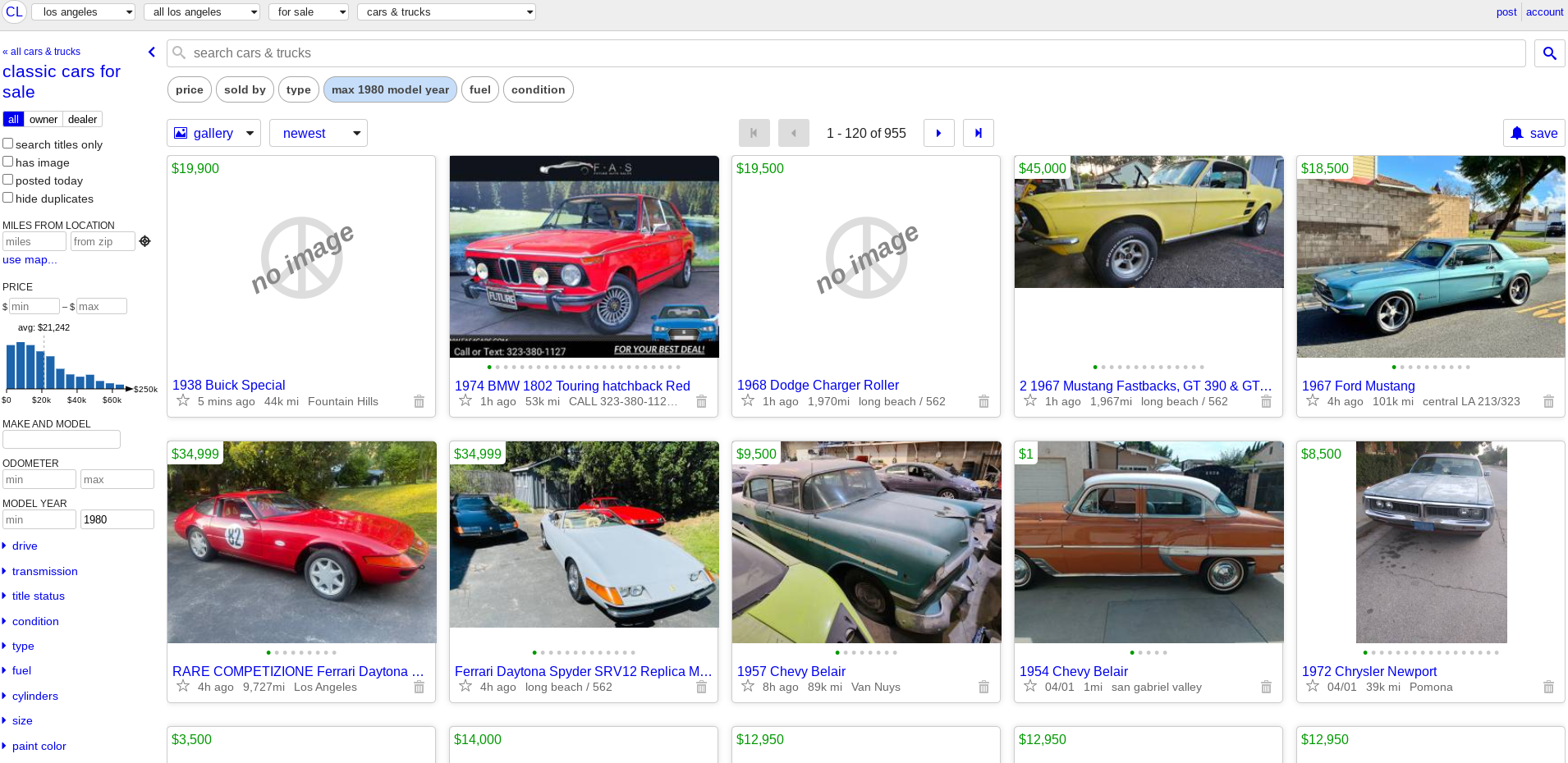 The Best Websites To Find Used Classic Cars For Sale
