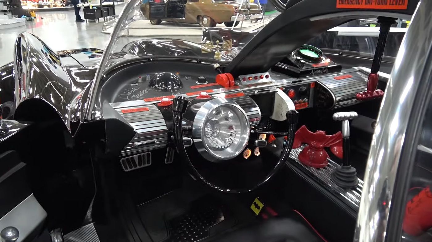 Original Batmobile Interior Batman Classic TV Series Vehicles Nice