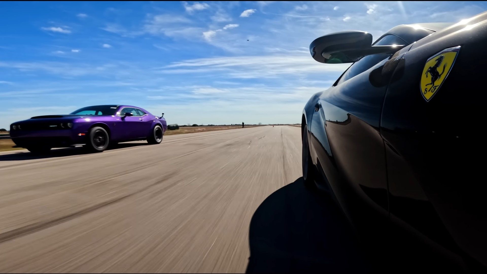 Dodge Vs Ferrari: Demon 170 Battles 812 GTS In An Epic Drag Race