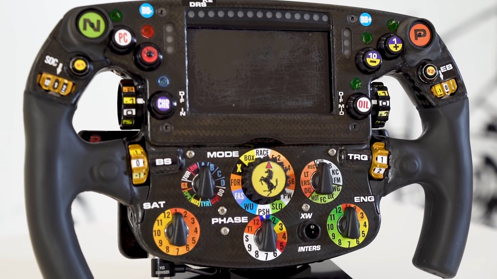 Ferrari F1 Steering Wheel Ferrari F1 75 Steering Wheel 1:1 Scale Model
