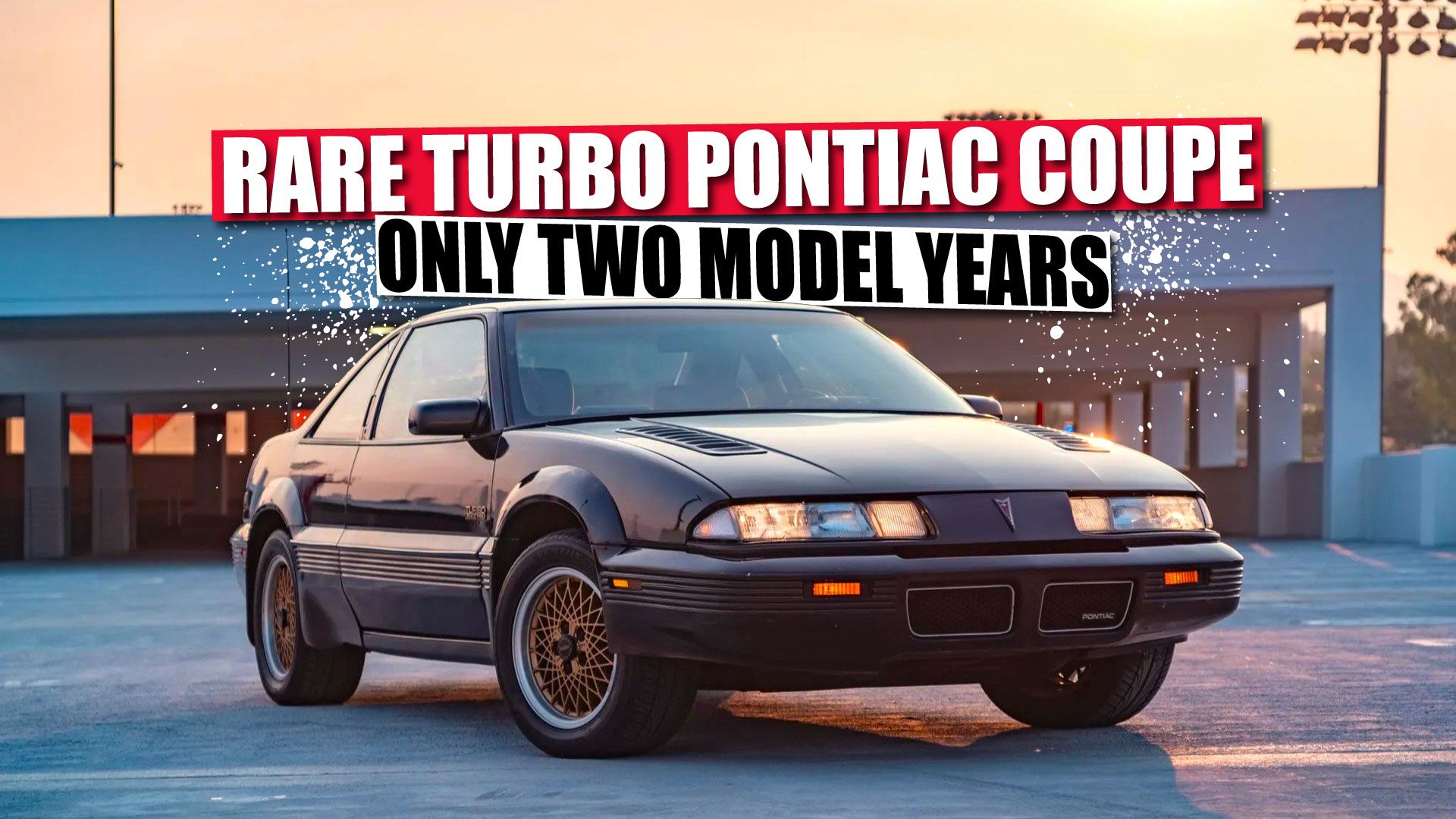 The Gloriously Rare Turbo Pontiac Coupe With Only Two Model Years