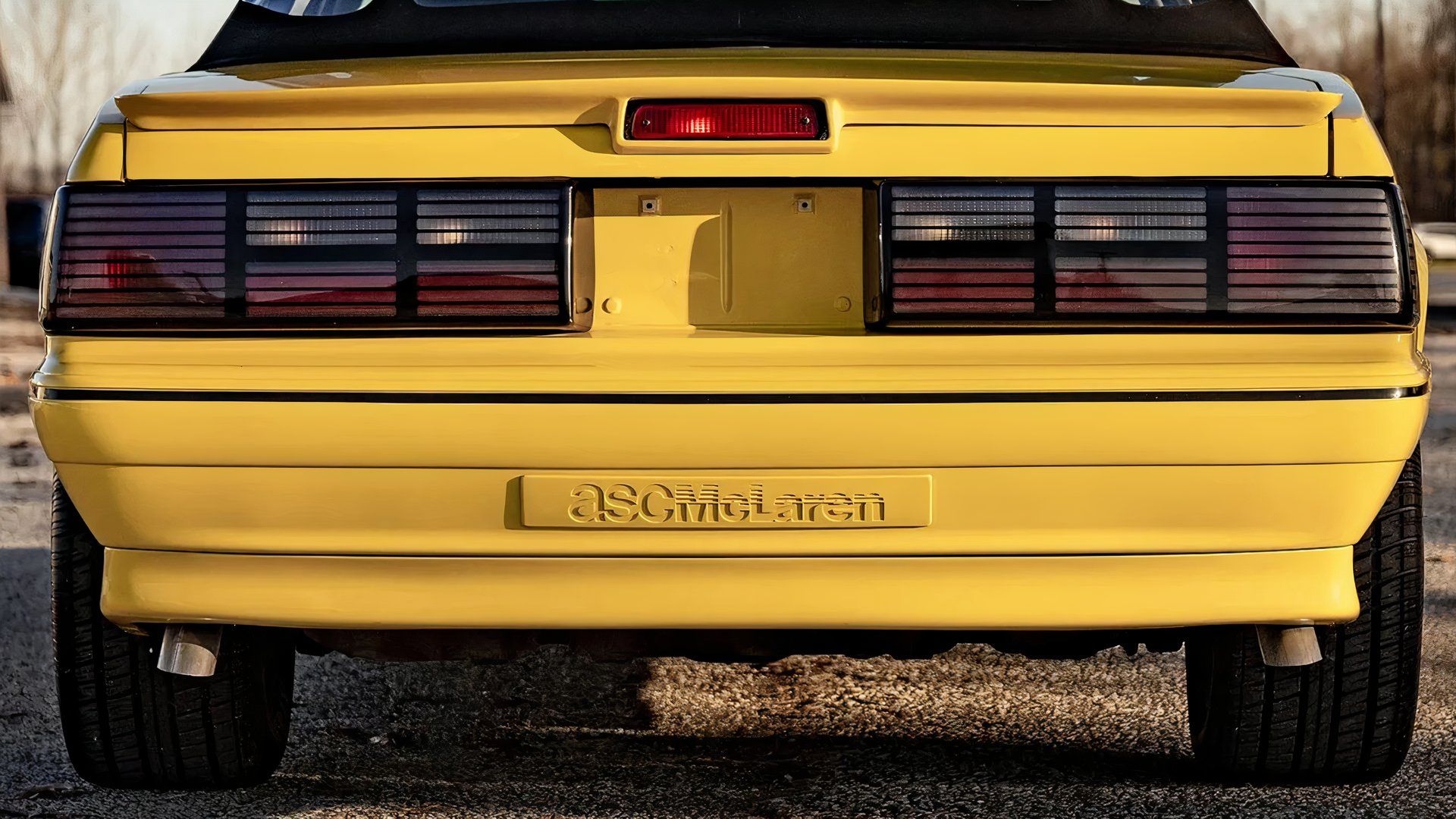 Forgotten Oddball: The Fox Body Mustang ASC McLaren