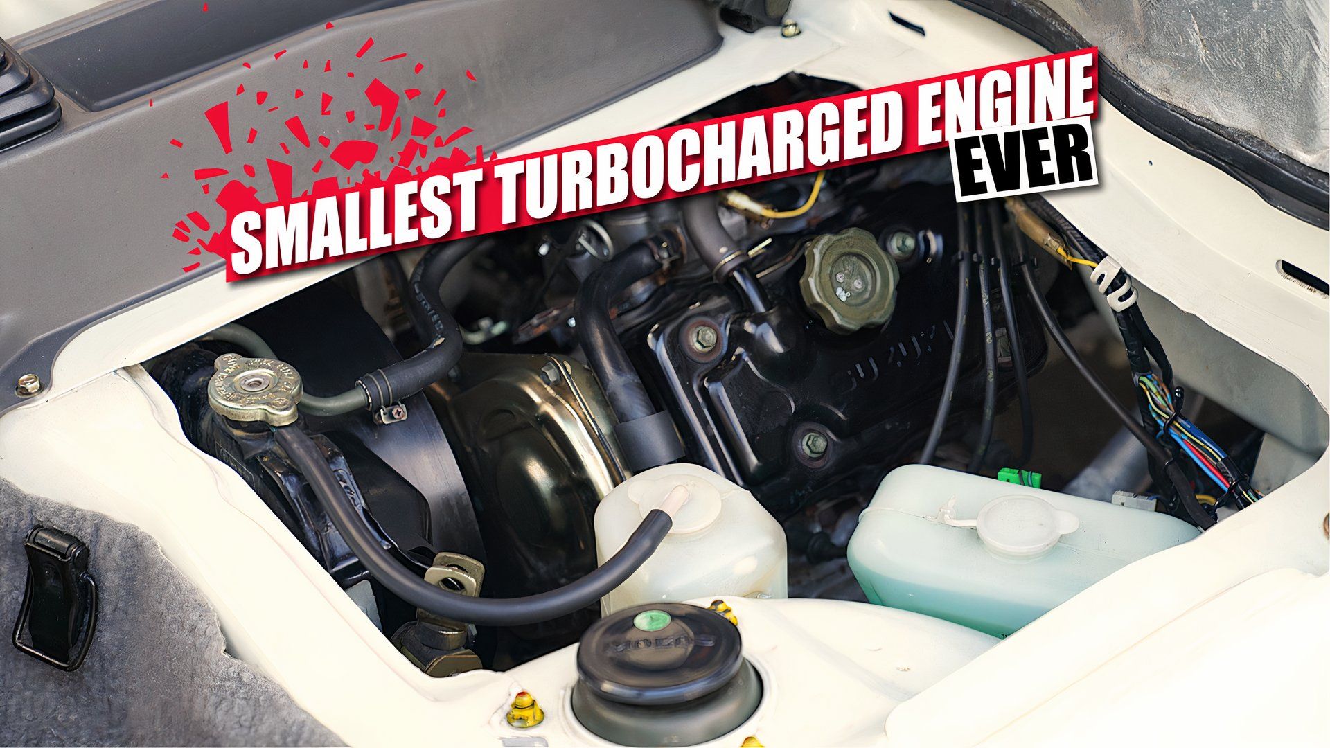 This Is The Smallest Turbocharged Engine Ever In A Production Car