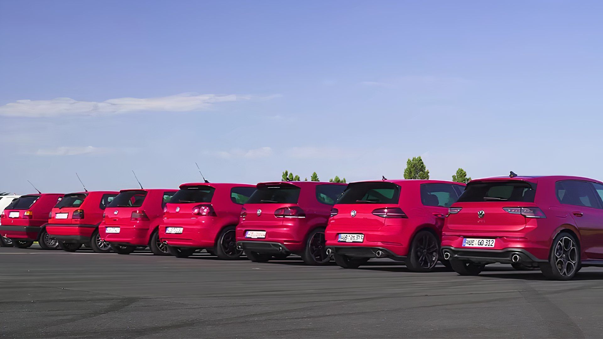 Watch Every VW Golf GTI Generation Compete In A Thrilling Drag Race