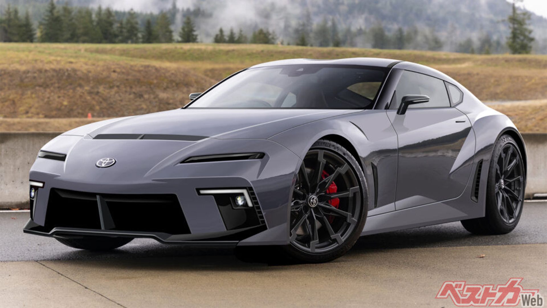 Toyota Supra Concept Drawing