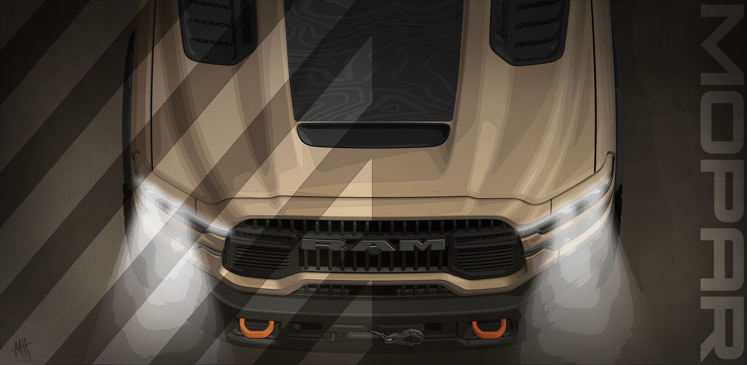 Ram’s Bold New Mopar Concept Teased for SEMA 2024