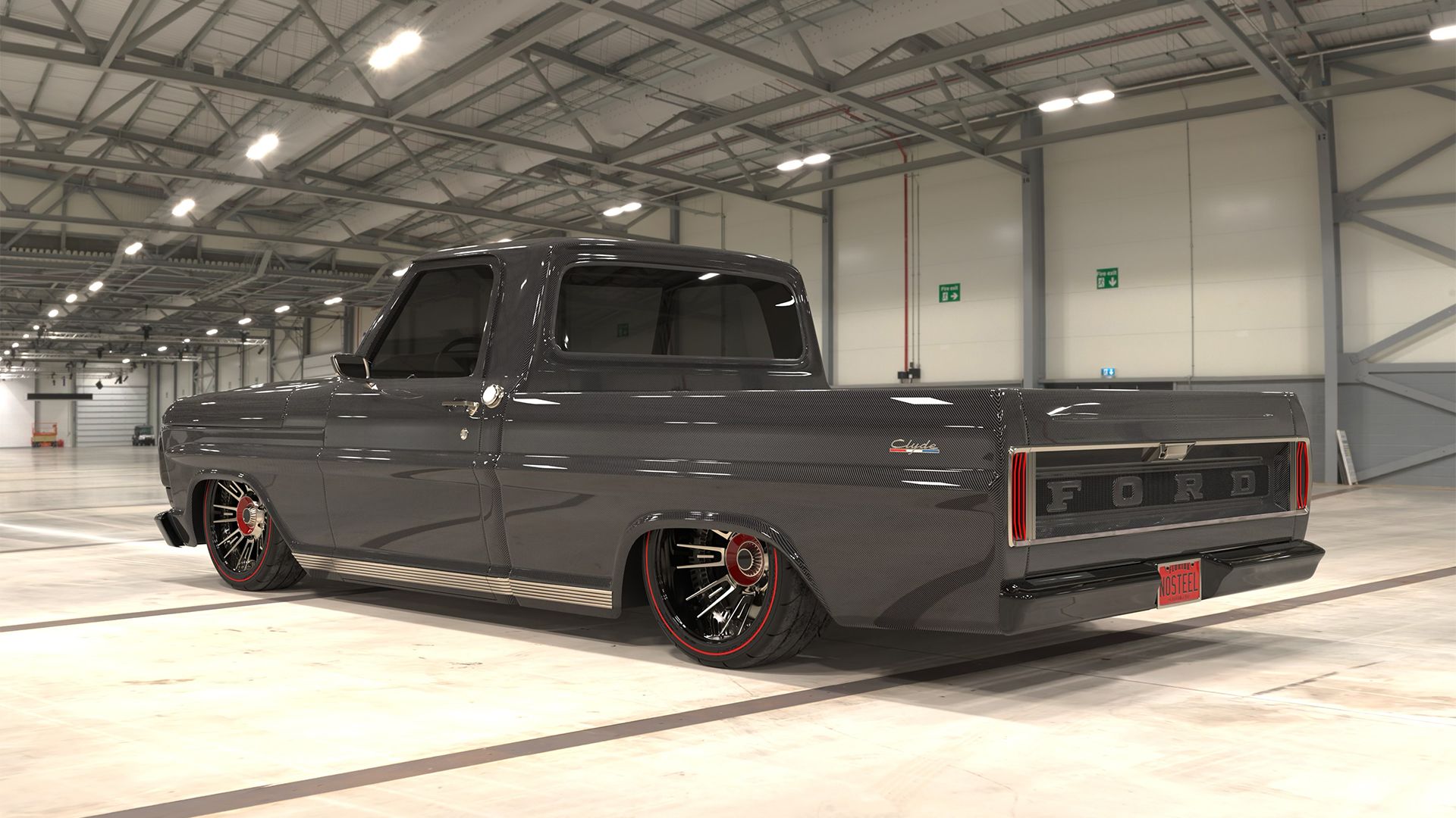 Ford Reveals F-100 Solomon Lunger Custom Pickup Truck