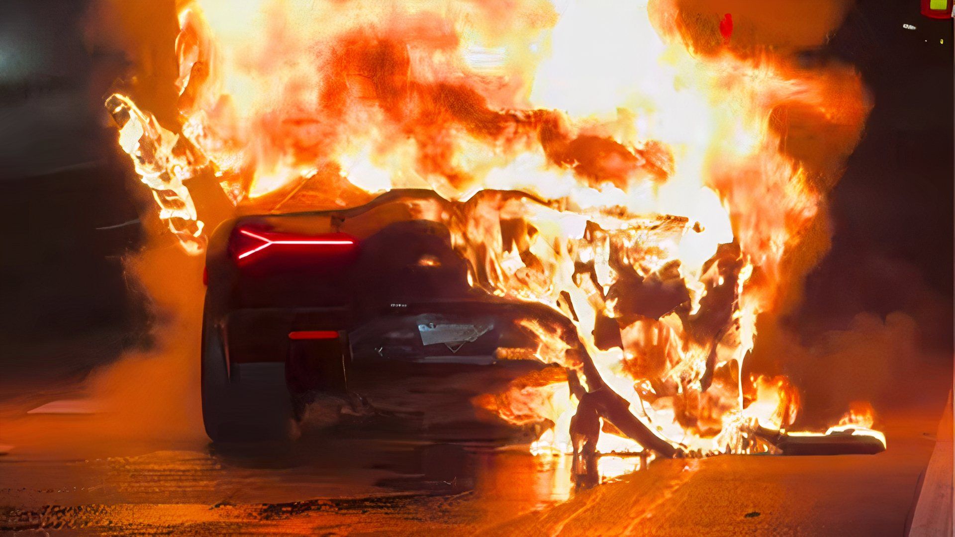 Lamborghini Revuelto Bursts Into Flames As Owner Watches