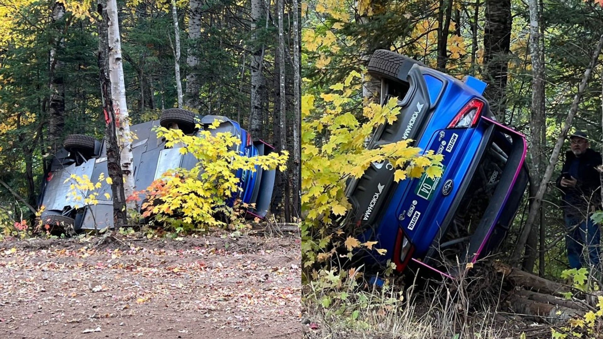 Lia Block Crashes Subaru In Spectacular Fashion
