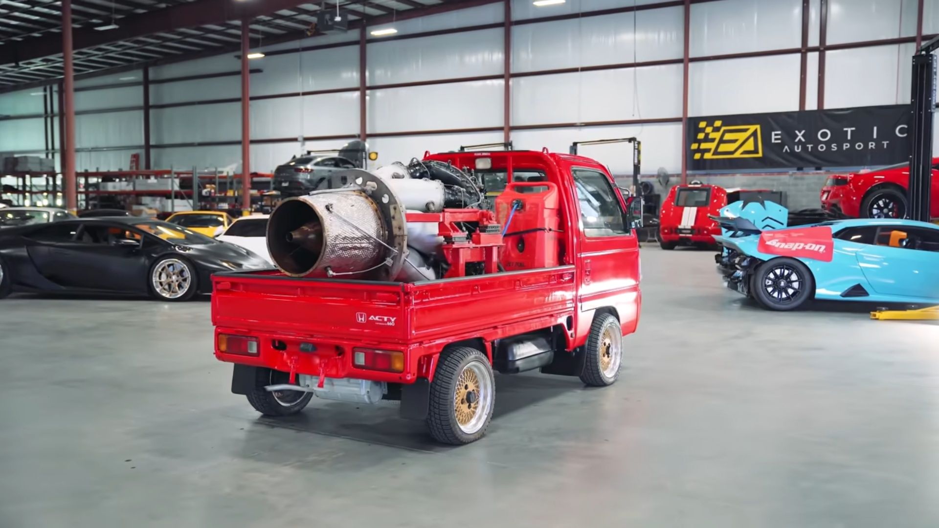 WhistlinDiesel Creates Insane 5,000 HP Kei Truck With Jet Power