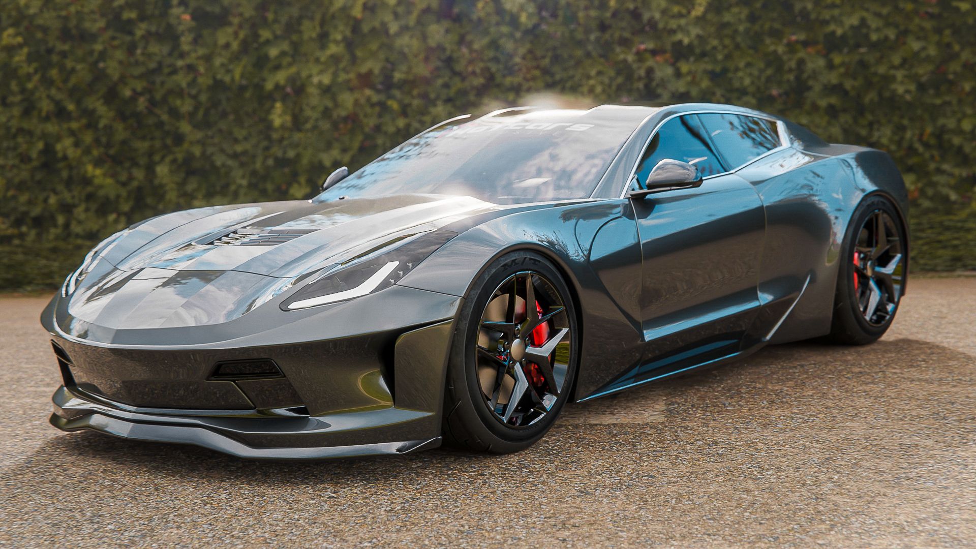 Chevrolet Corvette Four-Door Concept Digital Render