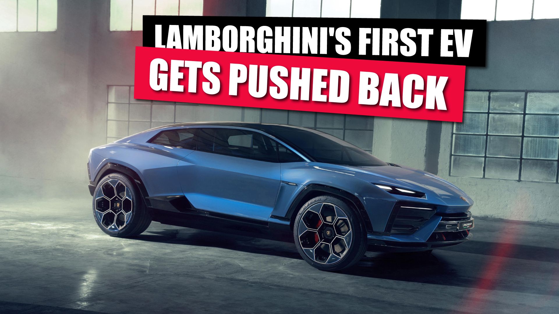 Lamborghini Postpones Launch Of Its First Electric Car
