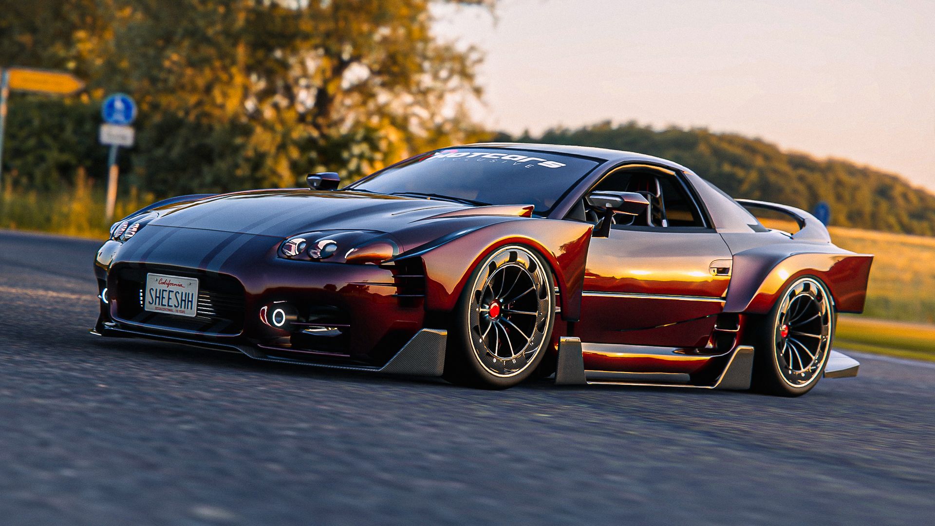 3000gt Wide Body Kit Mitsubishi 3000 GTO By LB