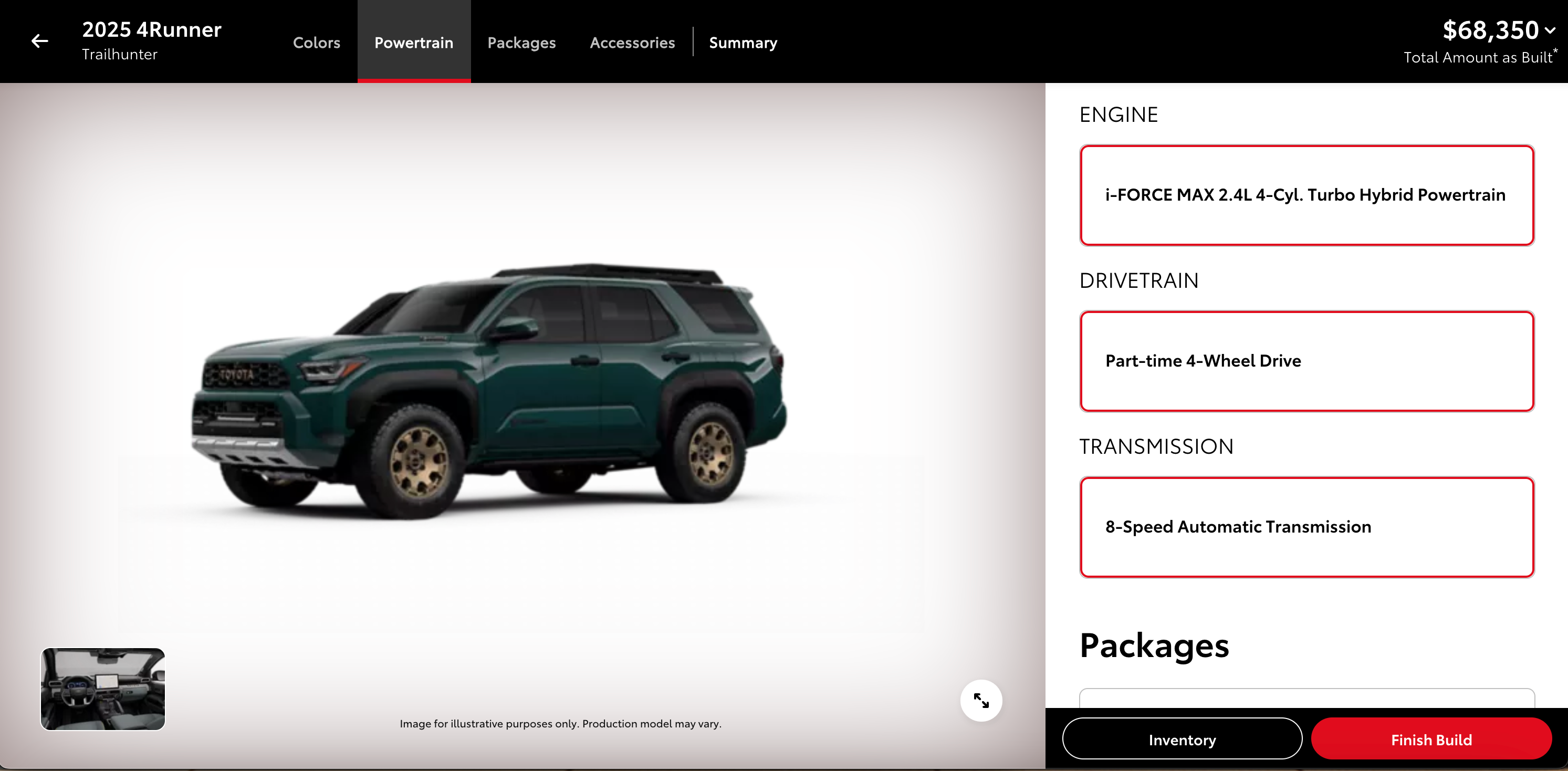 The 2025 Toyota 4Runner Configurator Offers More Surprises Than Expected