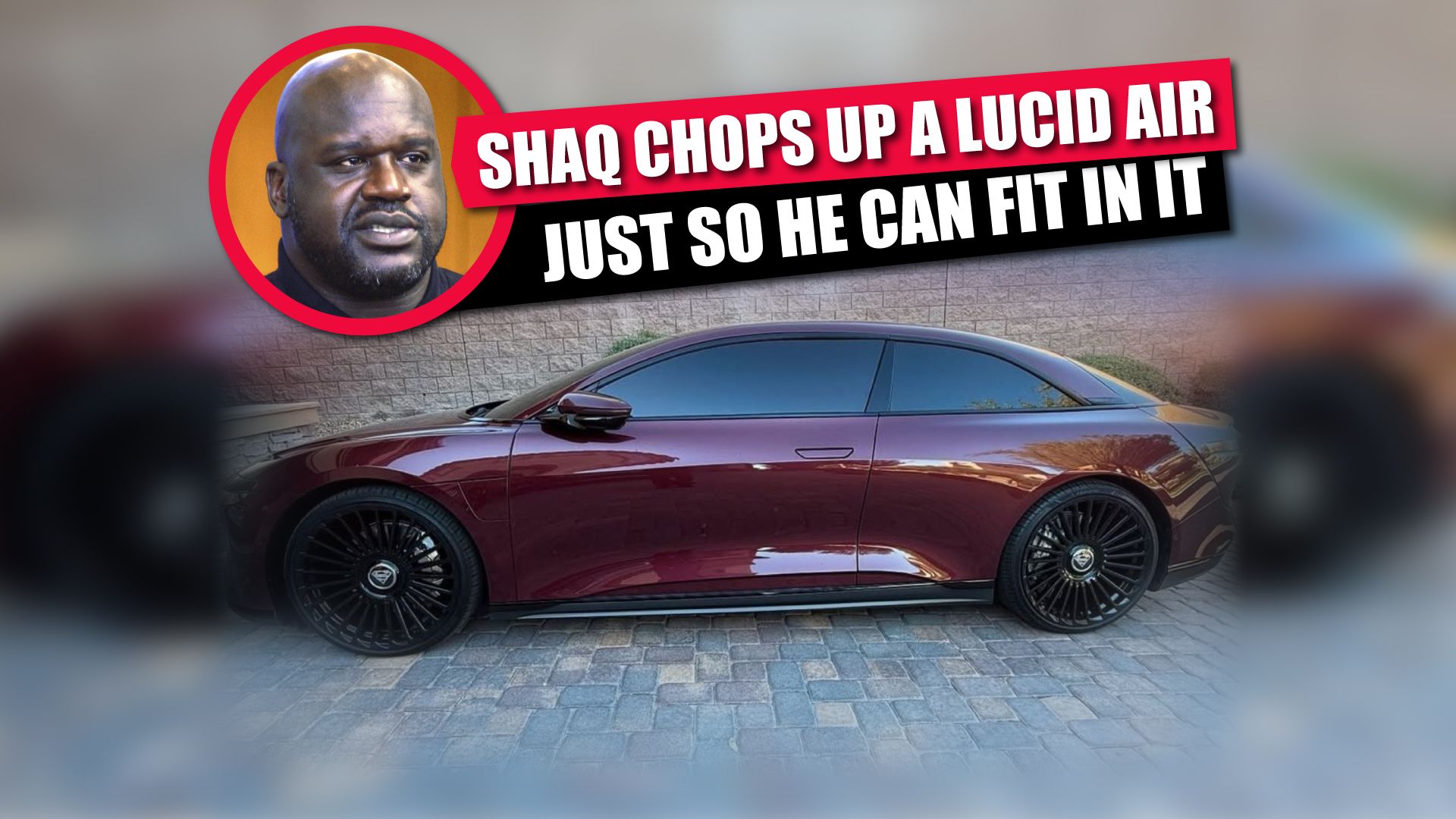 Shaq Turns Fastest Sedan In The World Into A Wild Coupe