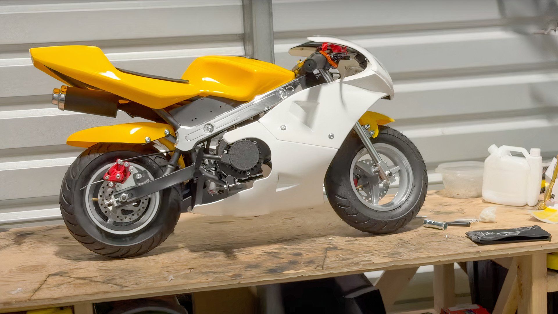 Turbocharged Motorcycle Turbo Pitbike: Orion FX PRO 125 Scrambler