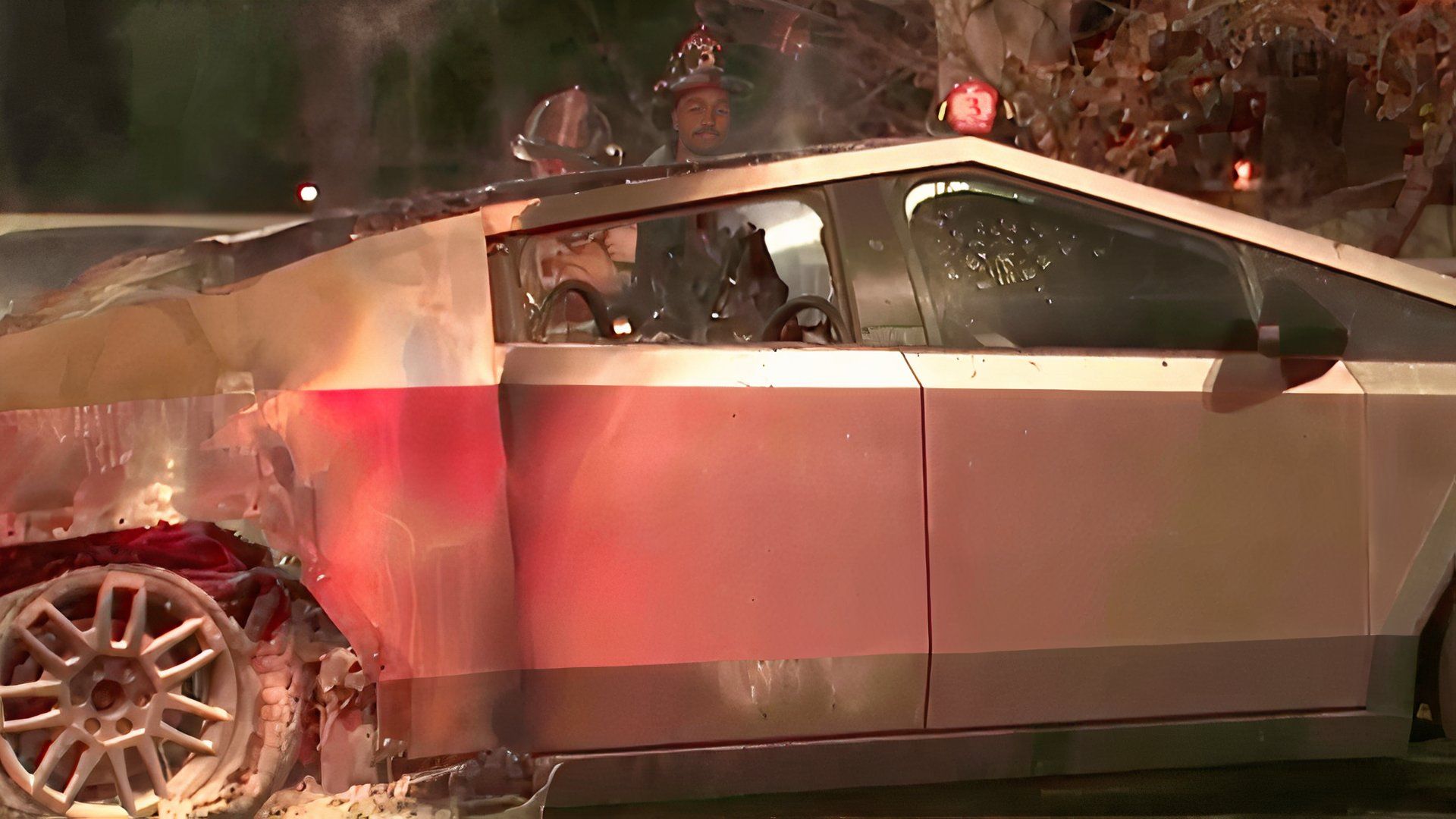 Battery Fire Likely Behind Burned Down Cybertruck In Atlanta