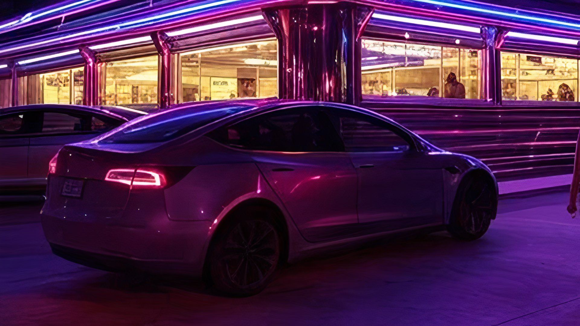 Elon Musk's Vision For A Tesla Drive-In-And-Charge Diner Could Soon Be ...