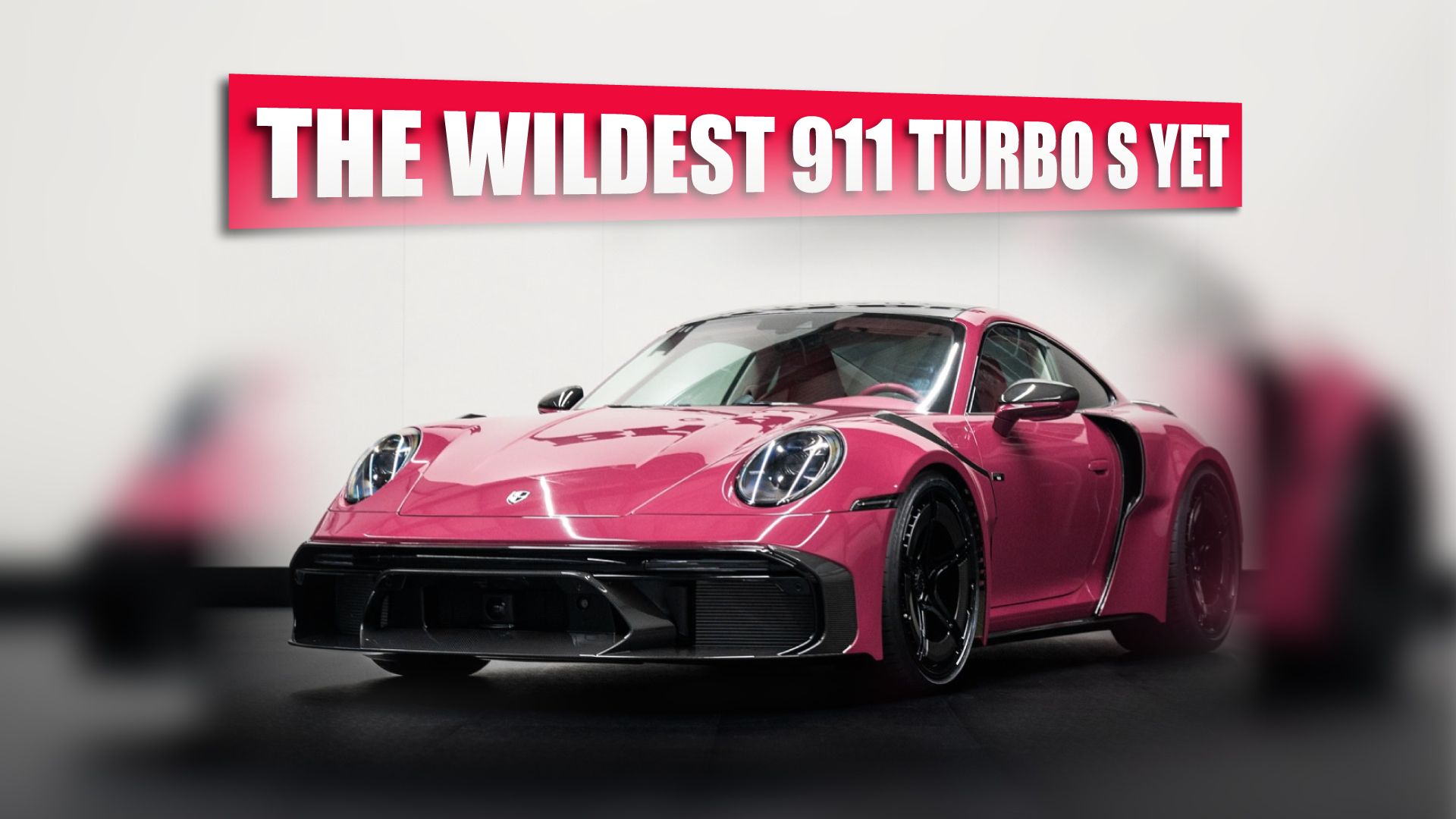 This Pink Brabus 900 Rocket R Makes The 911 Turbo S Even Wilder
