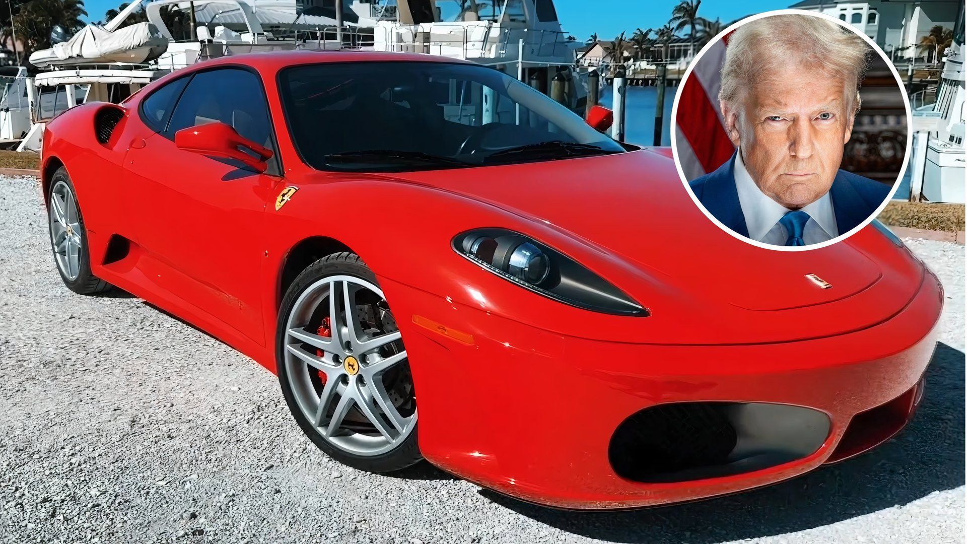 This Is Your Chance To Own Donald Trump's Ferrari
