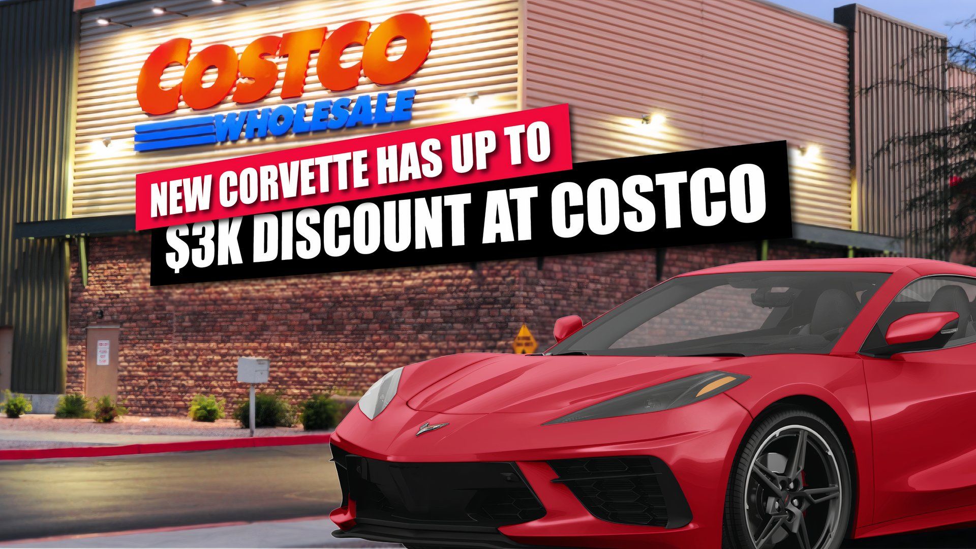 New Chevy Corvette Now Available With Up To $3,000 Costco Discount