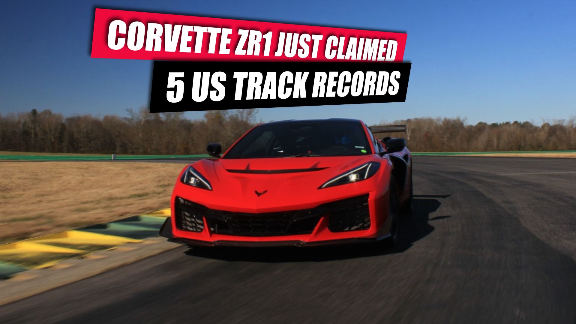 Chevrolet Corvette ZR1 Sets Five New American Lap Records