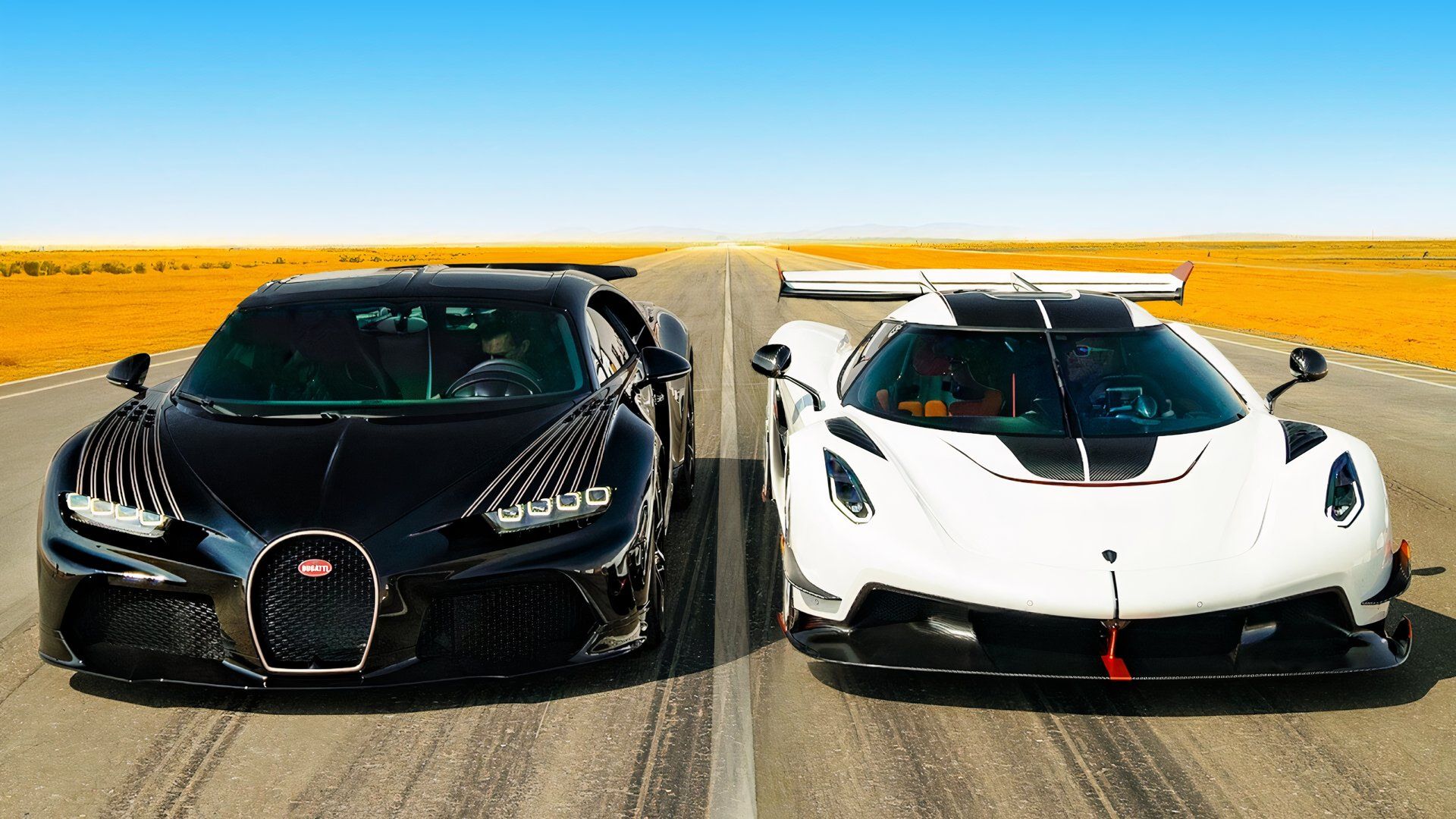 Bugatti Chiron Super Sport And Koenigsegg Jesko Attack Face Off In The ...
