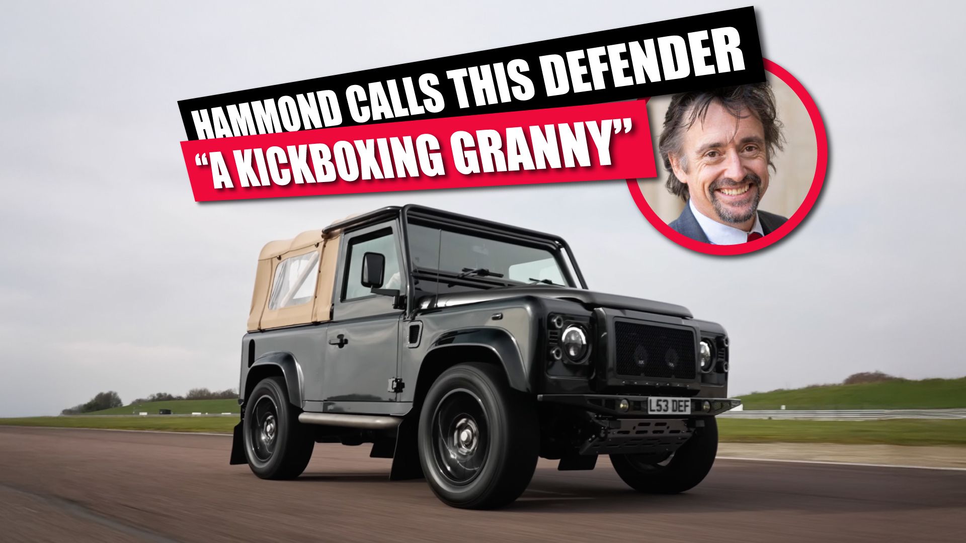 Richard Hammond Drives A 700-HP Land Rover Defender Resto