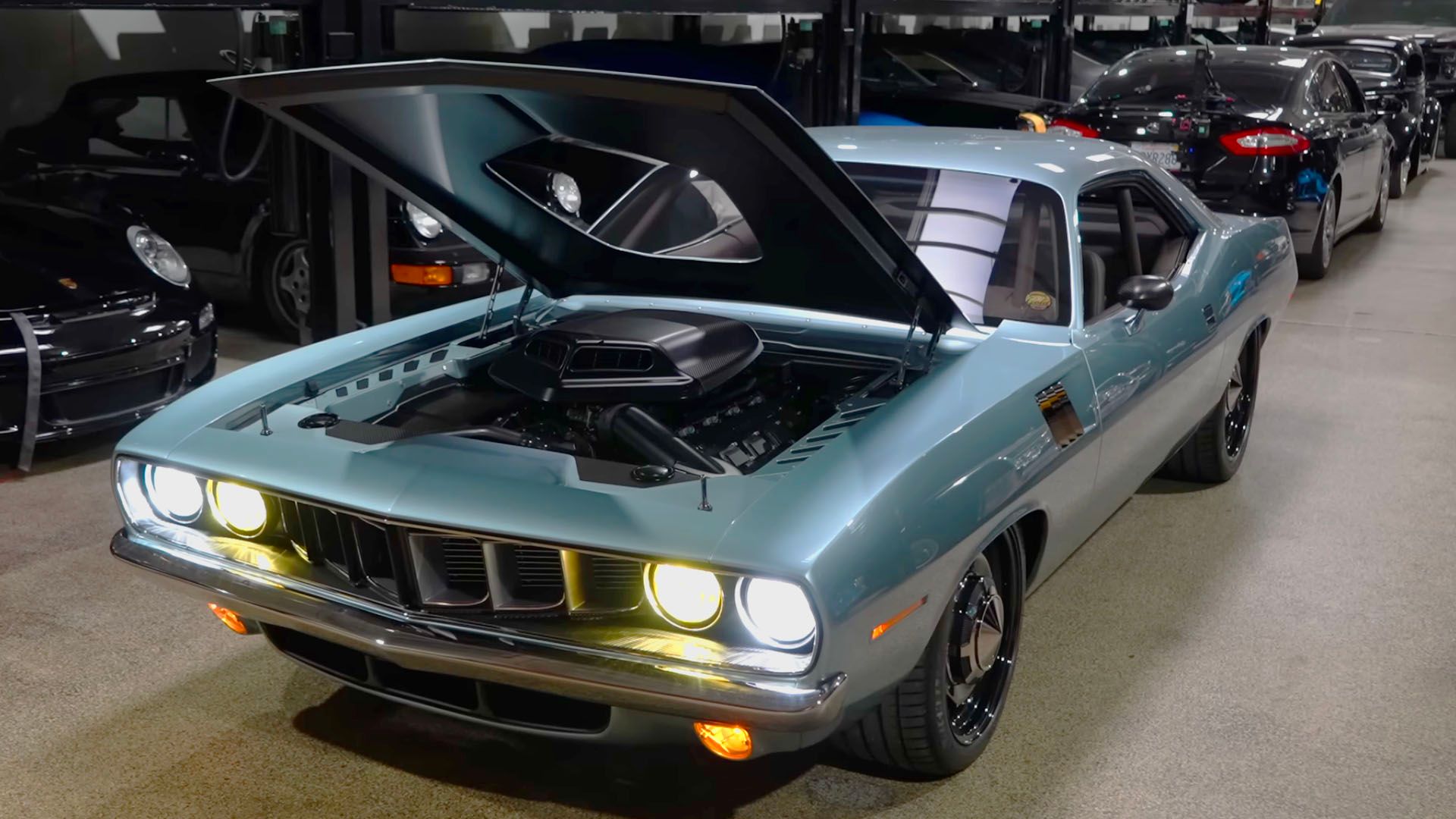 Hellephant Swapped 1971 Plymouth Cuda Restomod Packs A Ridiculous 1,000 HP