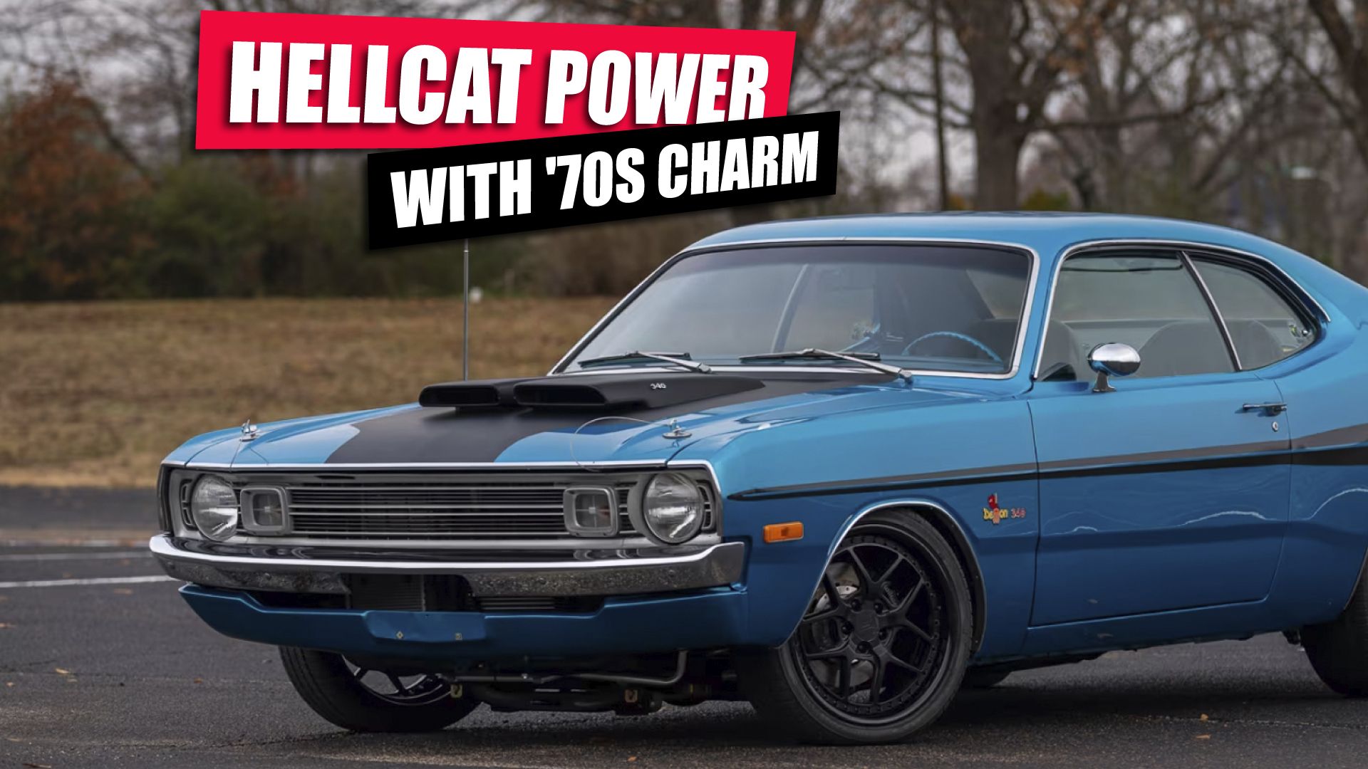 1972 Dodge Demon Restomod Has Hellcat Power Under The Hood