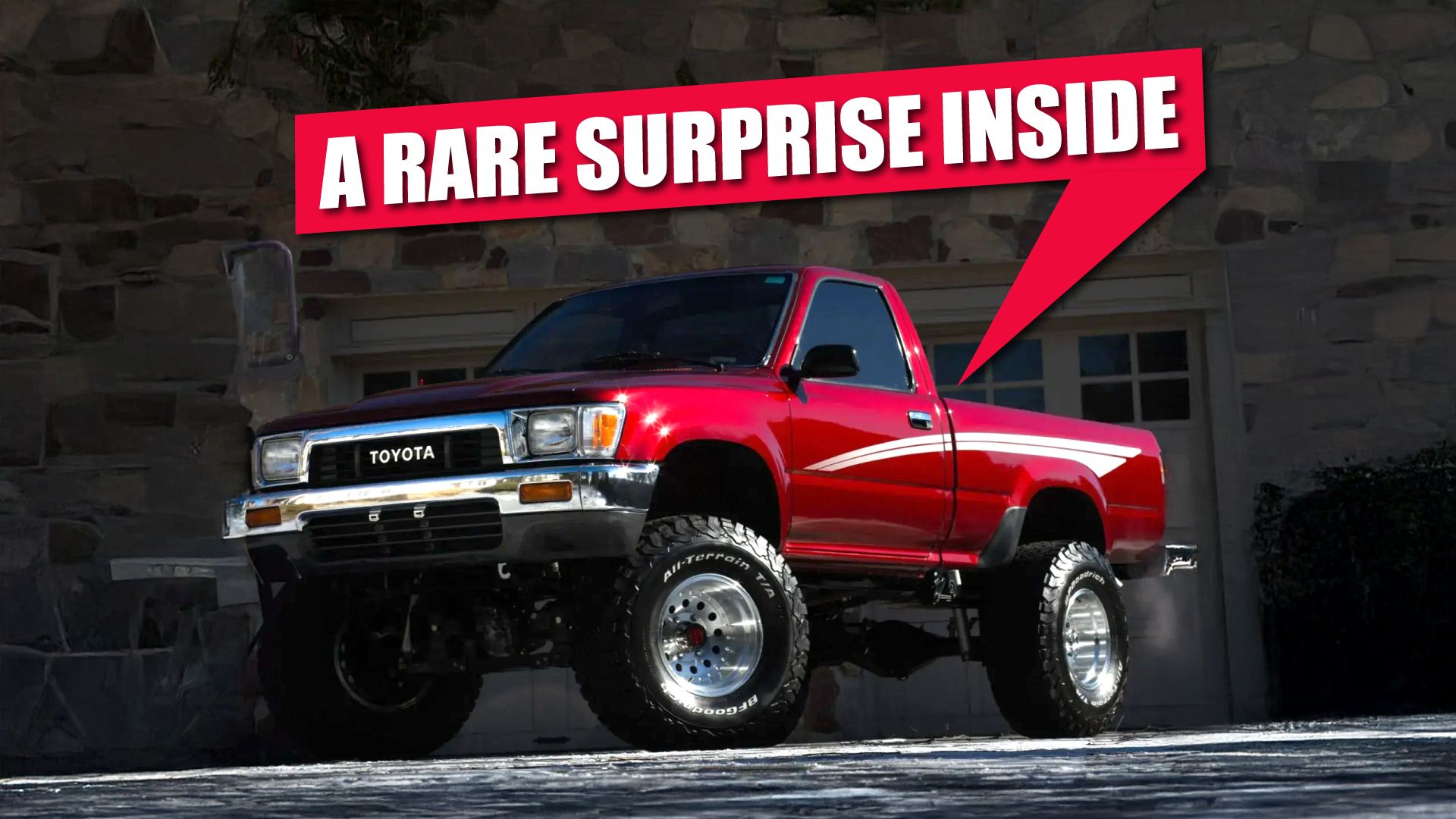 This Deluxe Toyota Pickup Holds A Hidden Treasure Inside