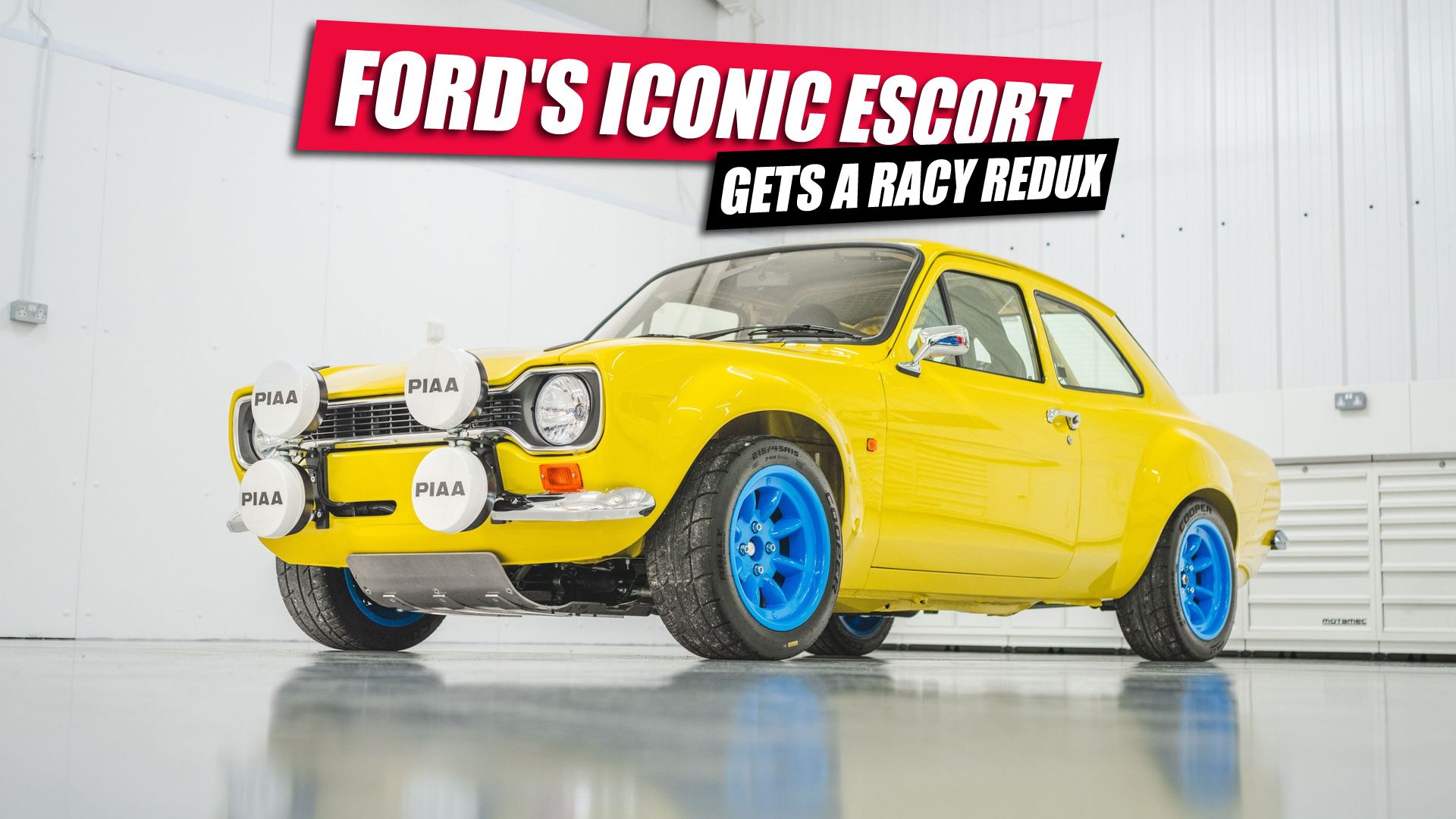 MST Gives The Ford Escort Mk1 A Daytona Yellow Performance Redux