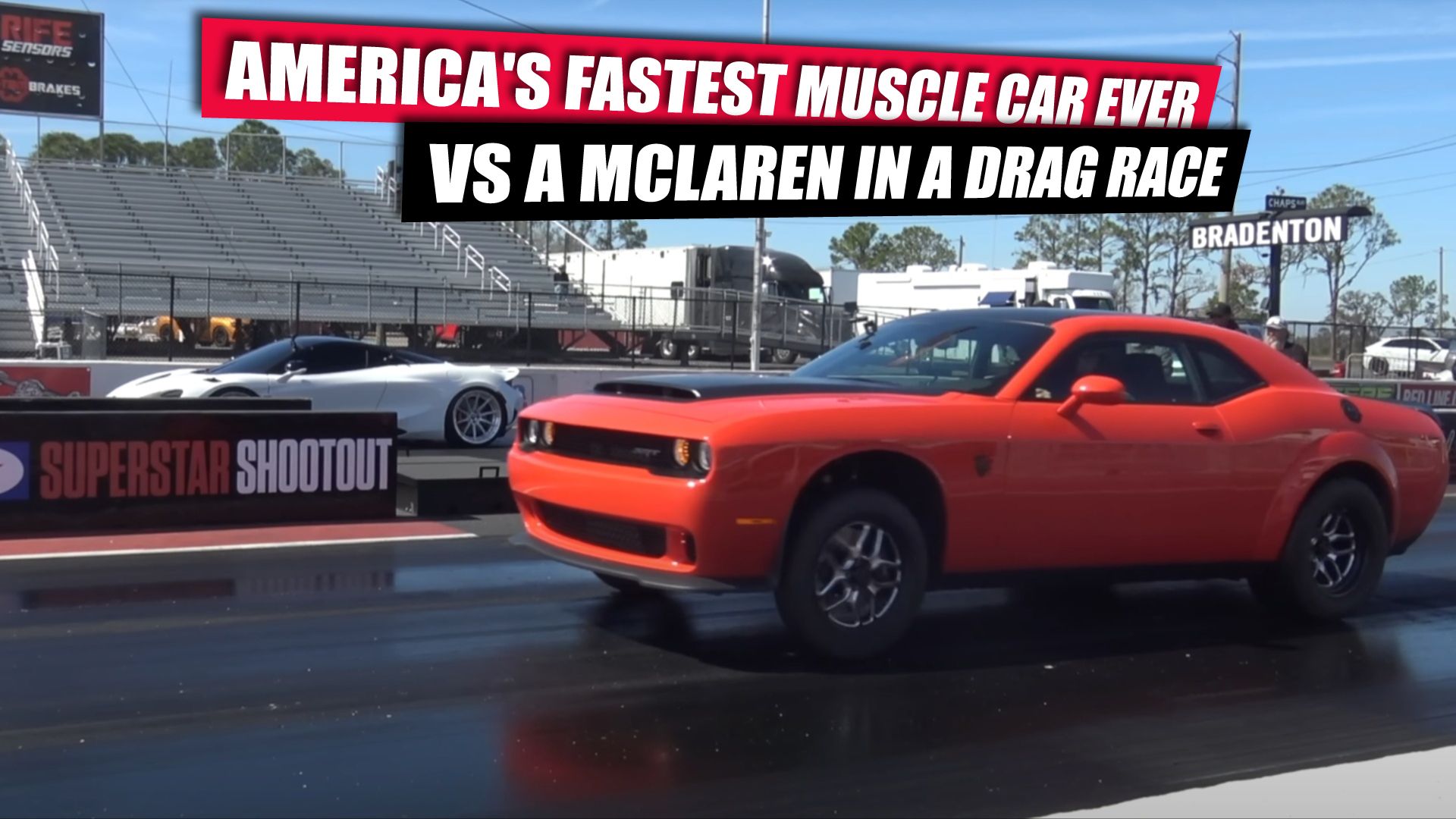 Here's What Happens When America's Fastest Muscle Car Ever Meets A ...